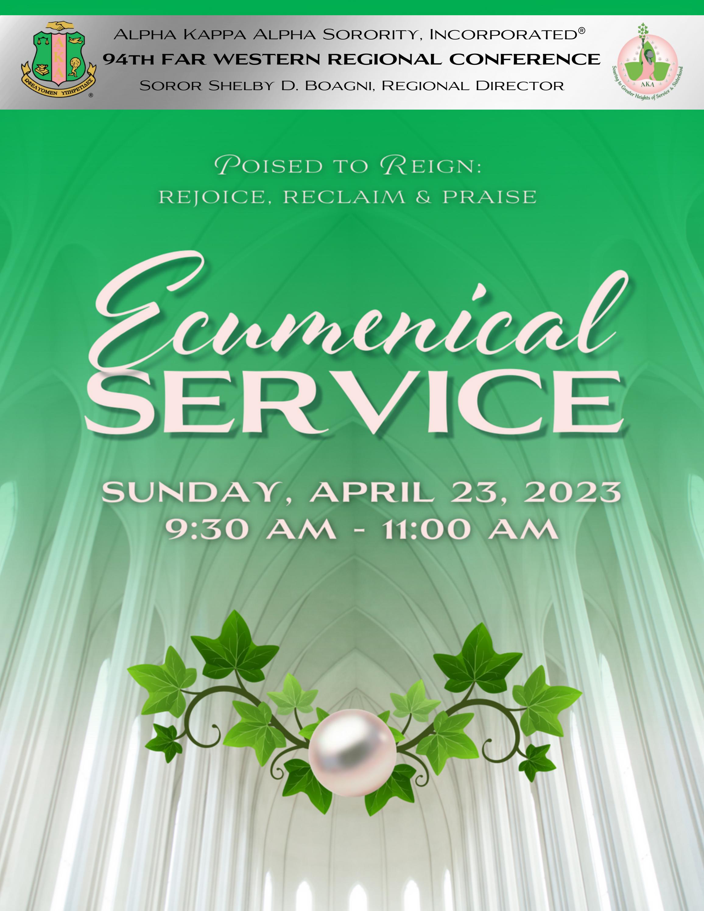 94th FWRC Ecumenical Service Program by AKA Far Western Region - Issuu