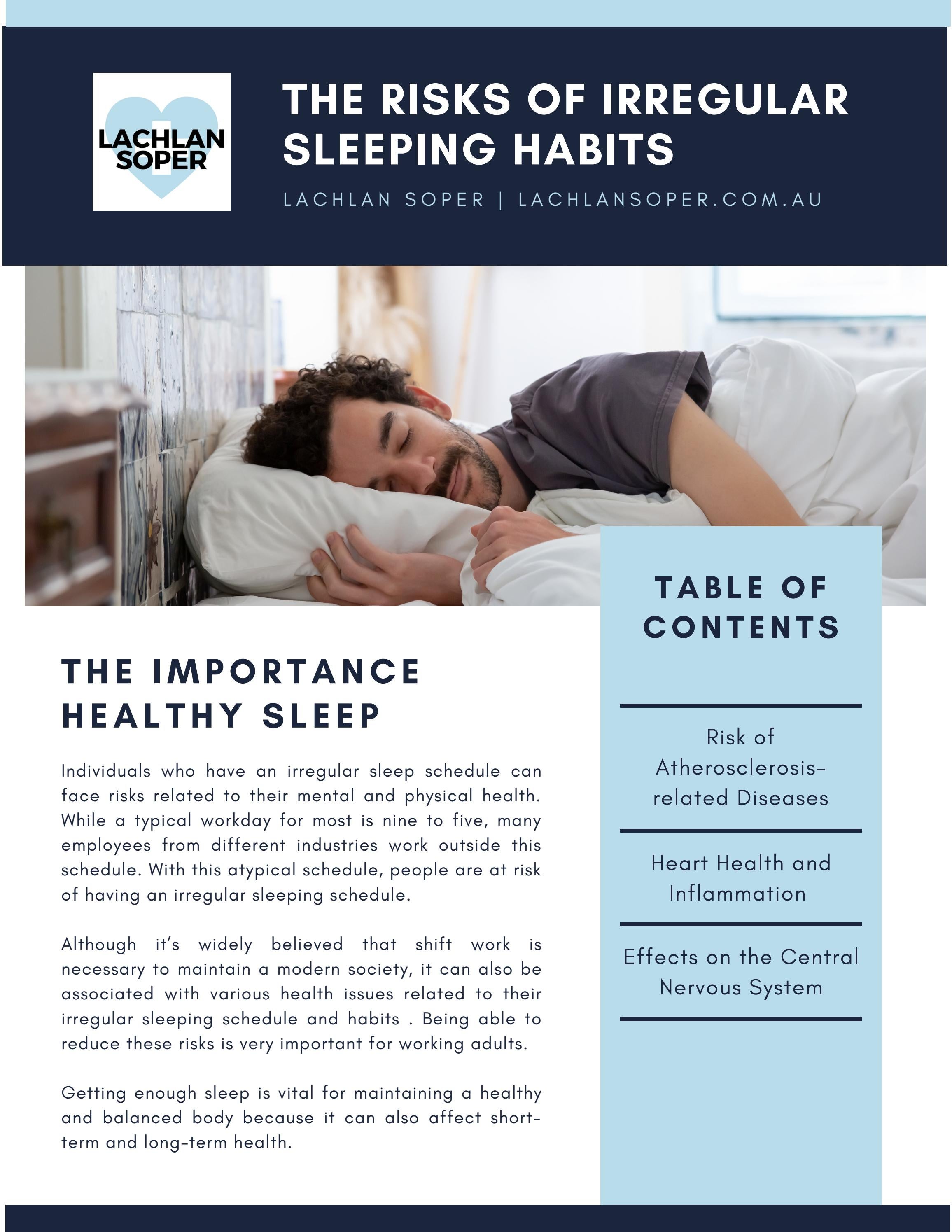 Dr Lachlan Soper of Sydney, Australia on The Risks of Irregular ...