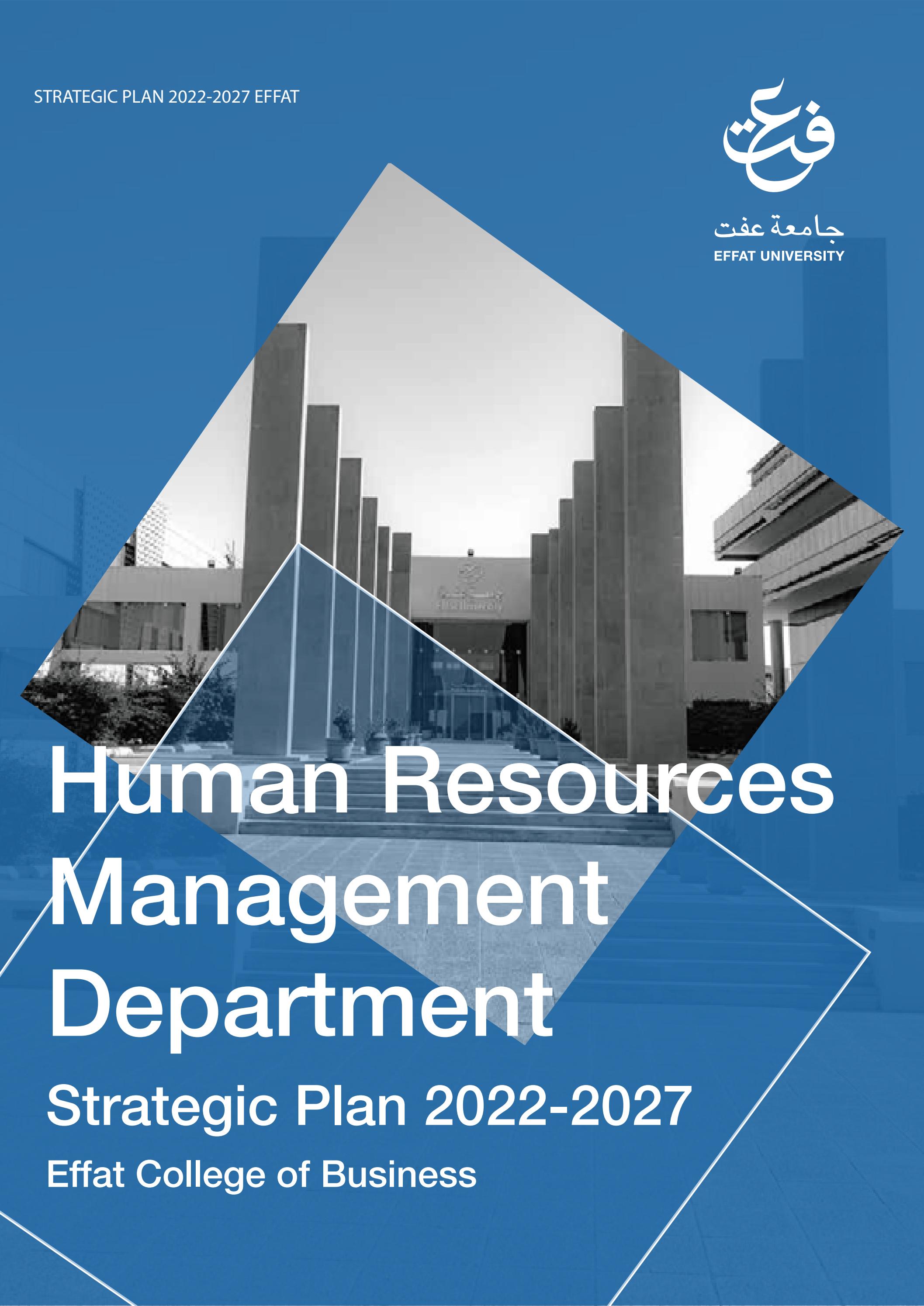 Effat University, Human Resources Management Program Strategic Plan ...