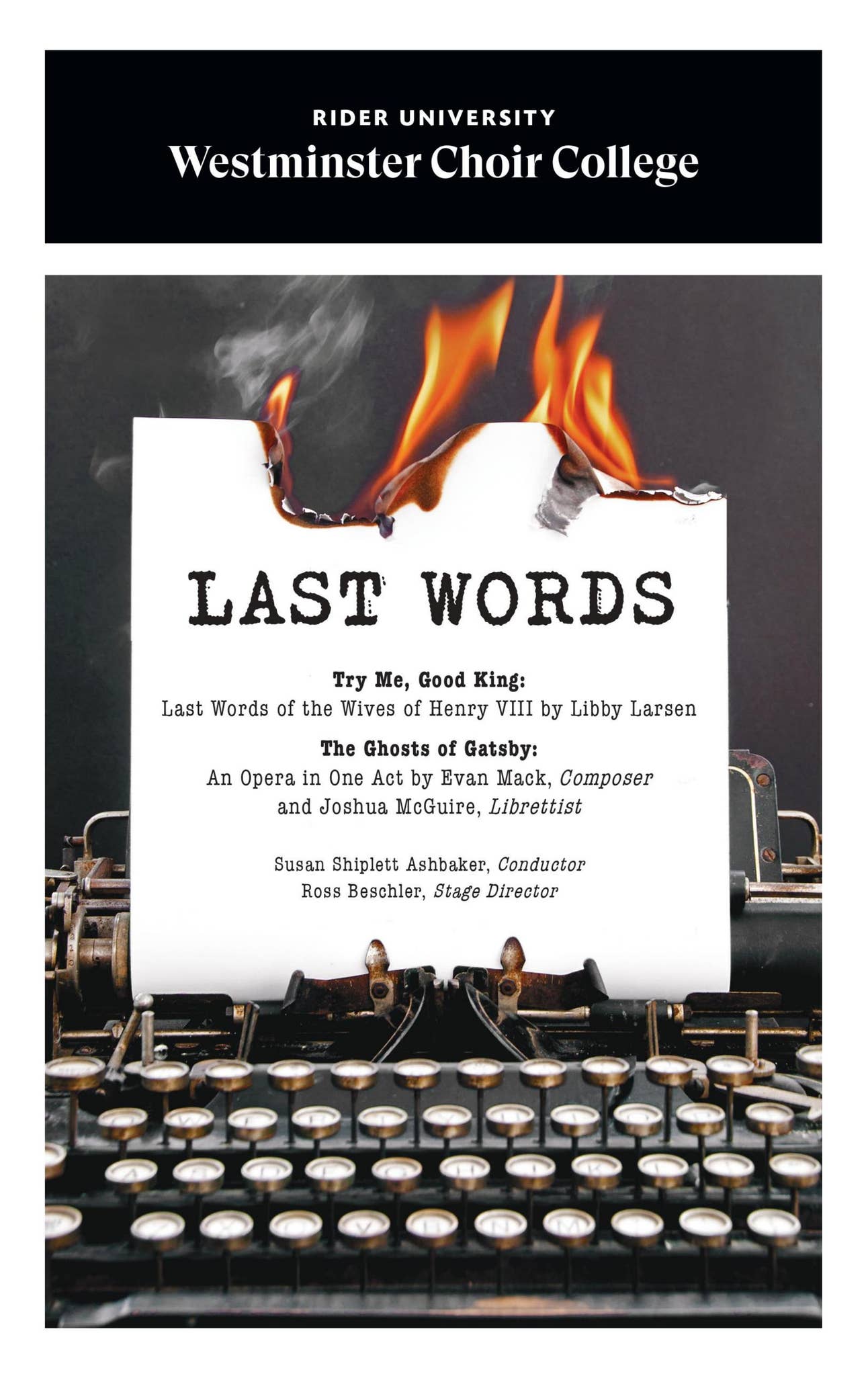 Last Words Program by Rider University - Issuu