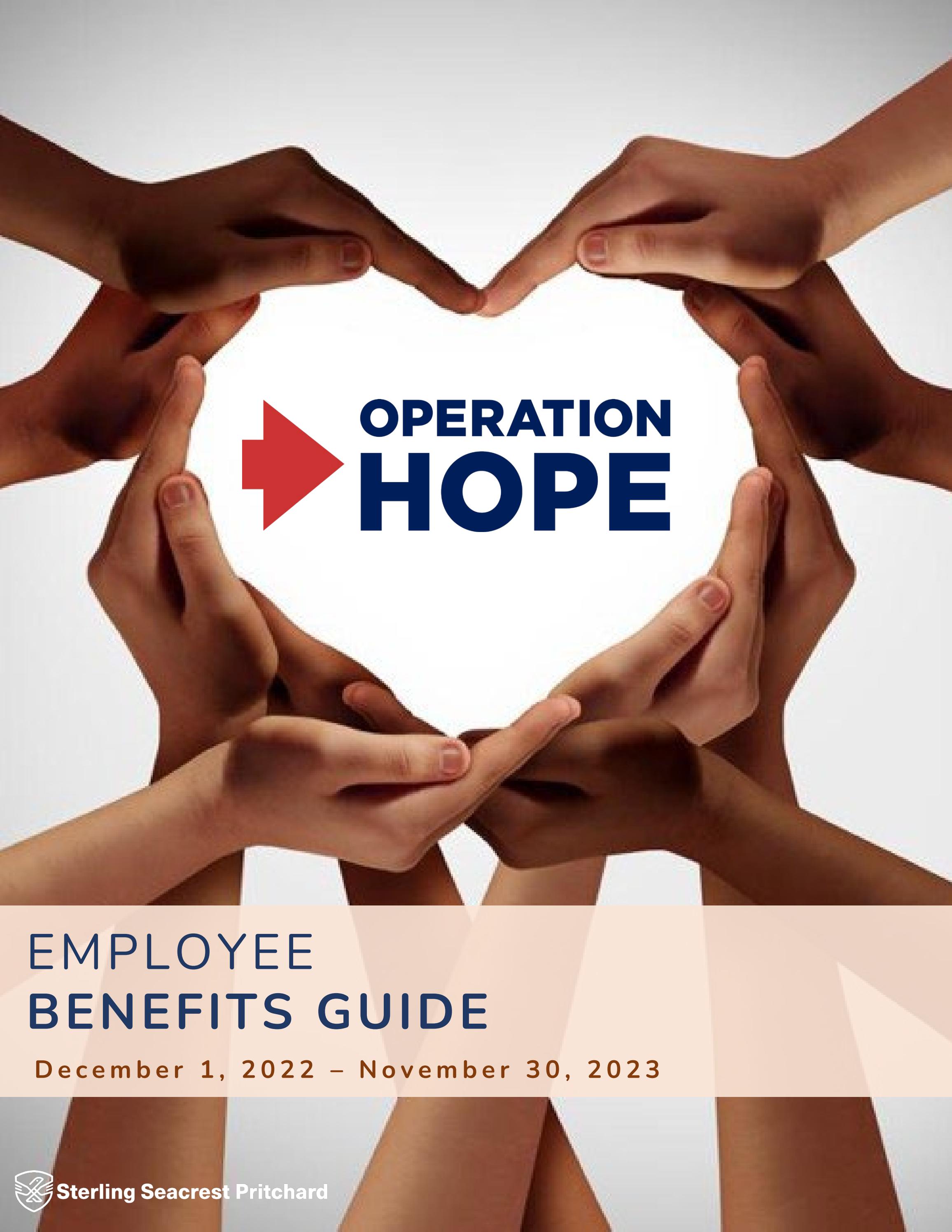 Benefits Guide - Operation HOPE - Plan Year 12/1/22 - 11/30/23 by ...