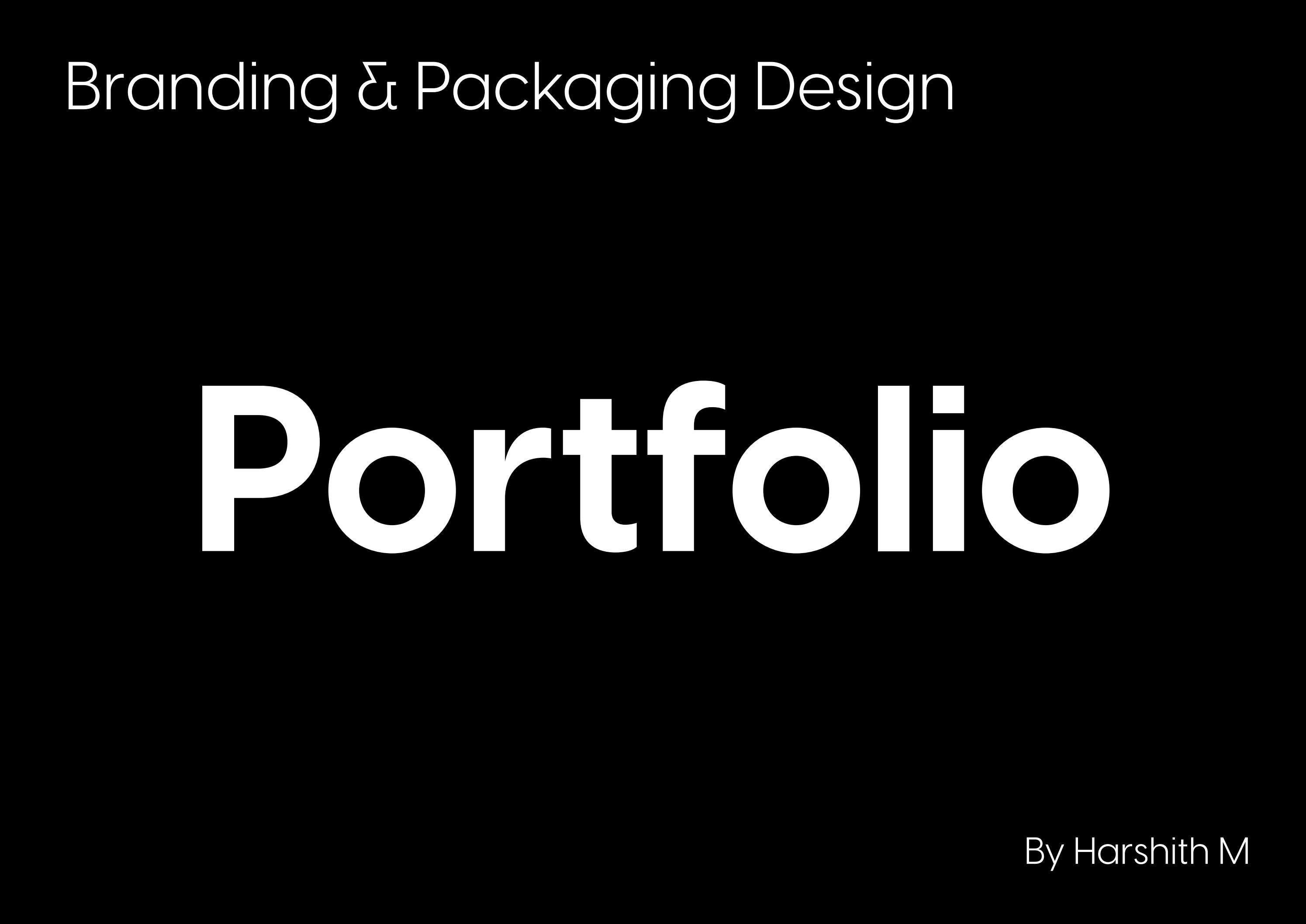 Portfolio 2022-2023 - Harshith M by Harshith M - Issuu