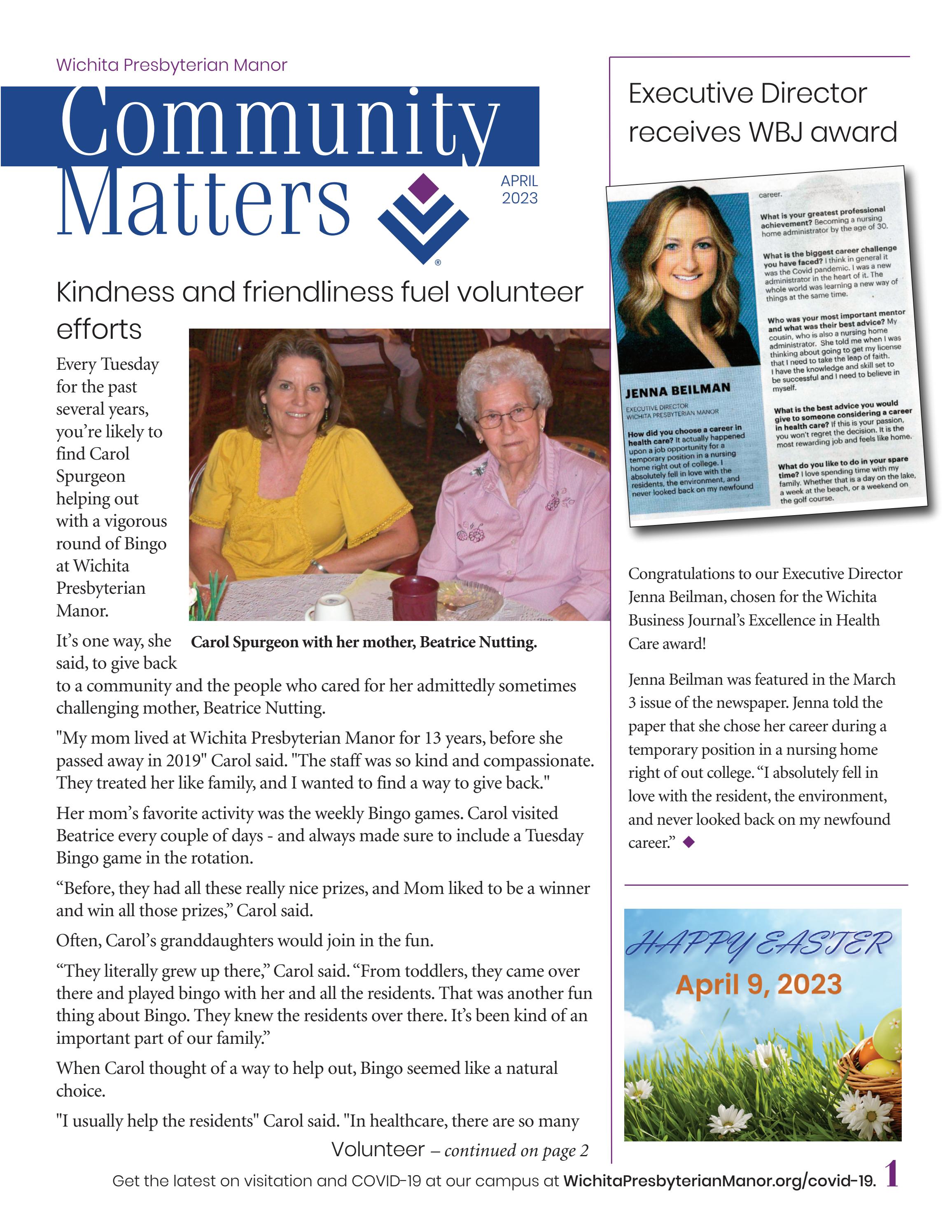 Wichita Community Matters – April 2023 by Presbyterian Manors of Mid ...