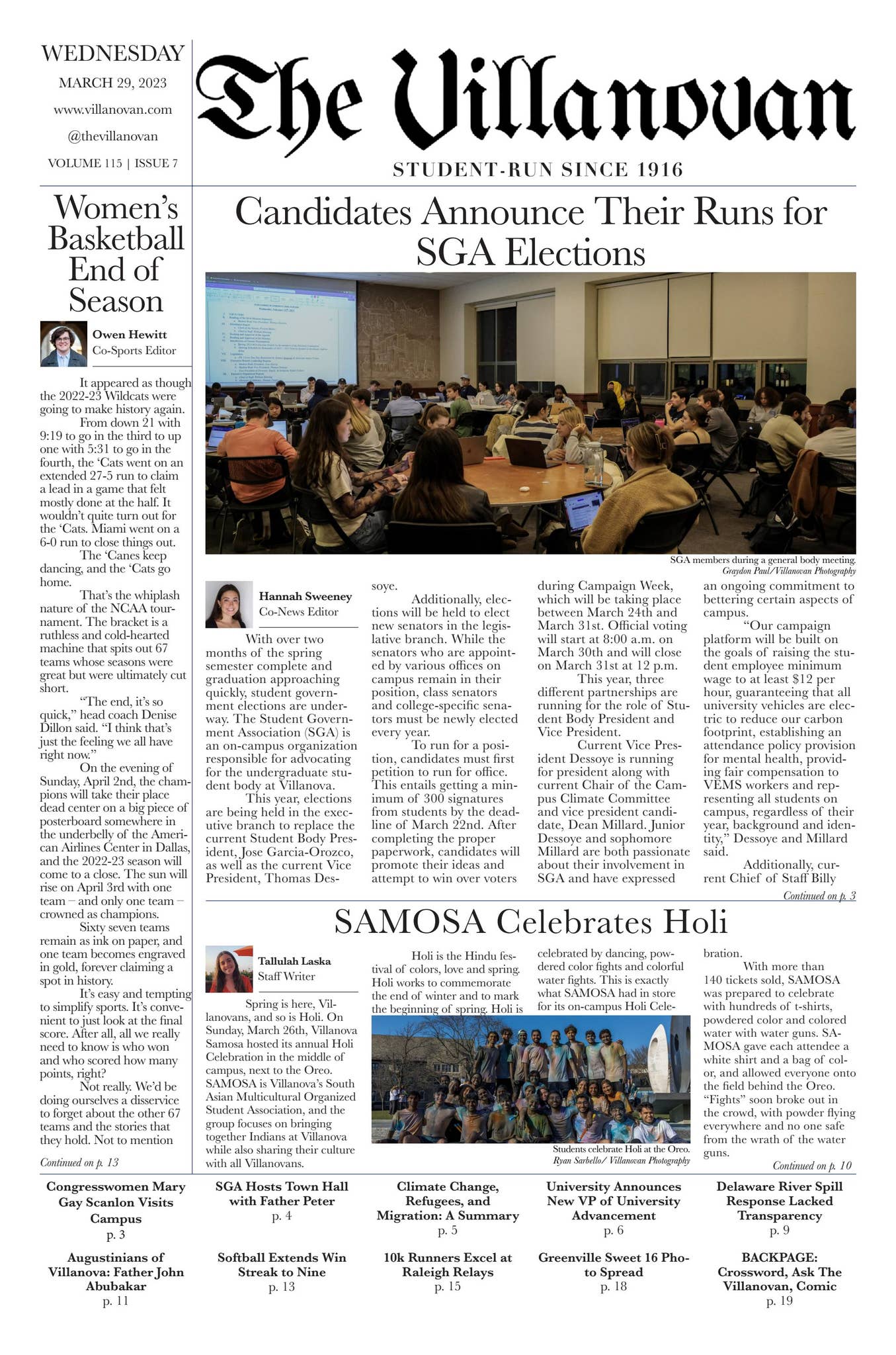 The Villanovan | Volume 115, Issue 7: March 29, 2023 by The Villanovan ...