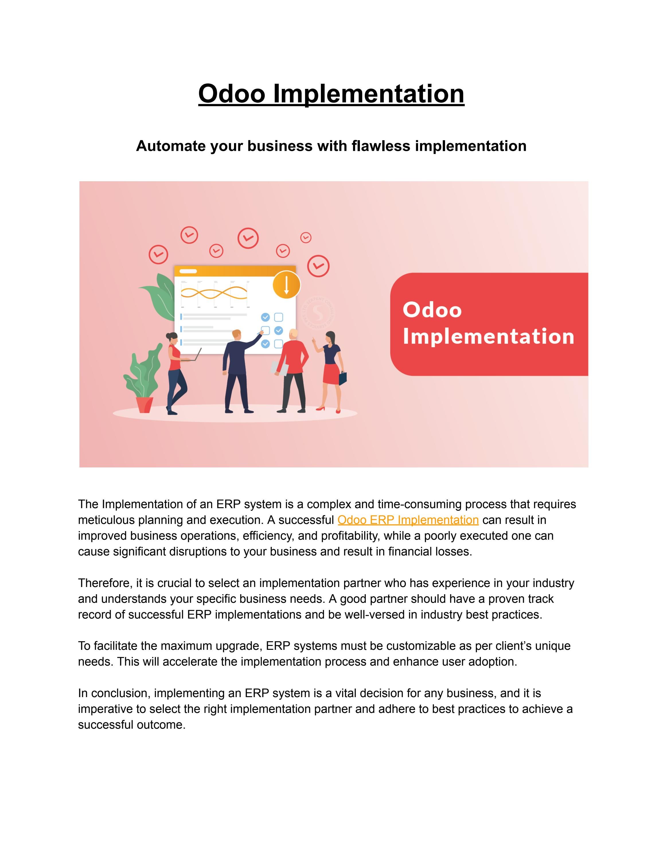 Unleash your business power with Effective Odoo Implementation Services ...