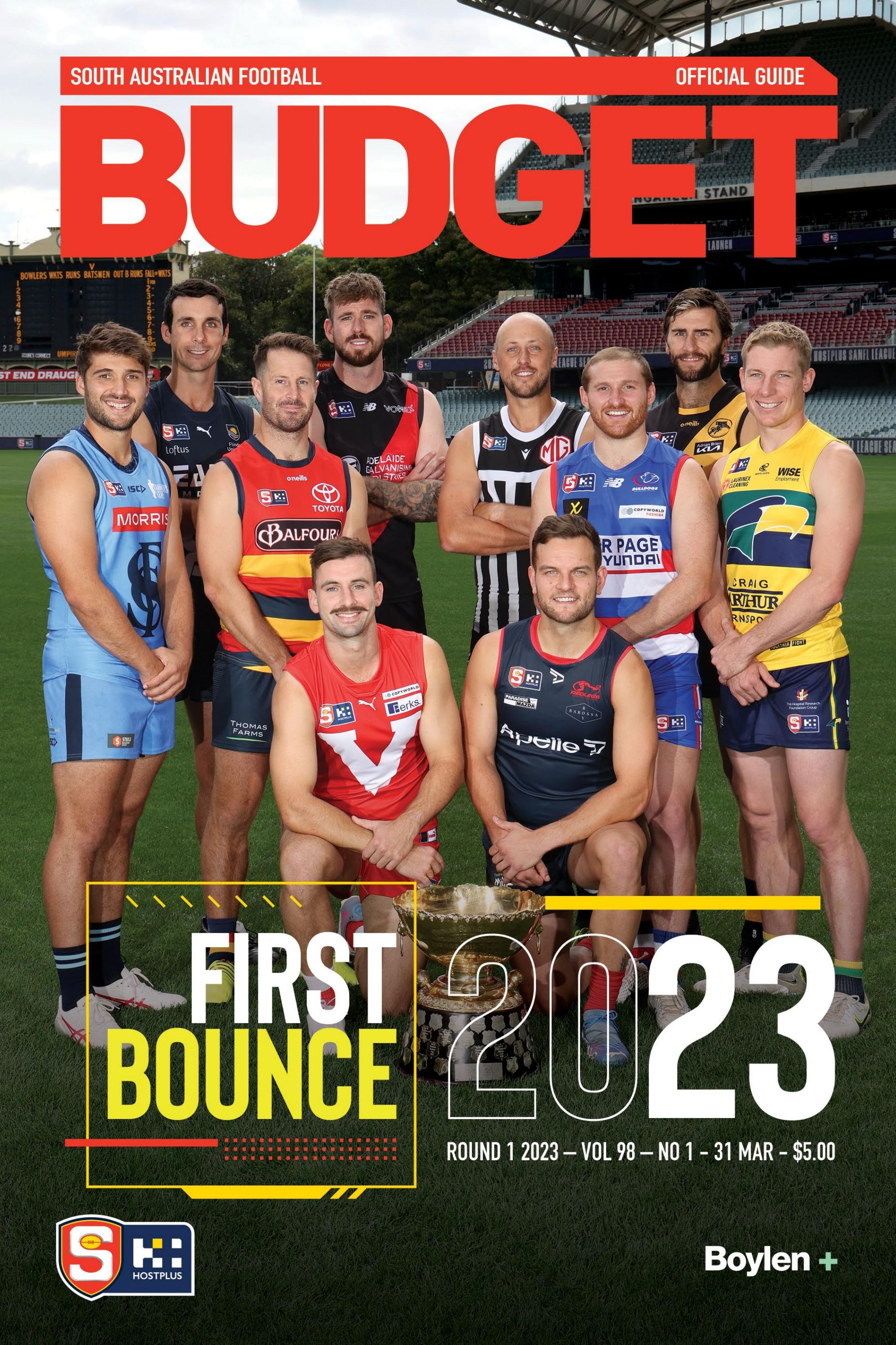 South Australian Football Budget - Round 1 2023 - Vol 98 - No. 1 - 31 ...