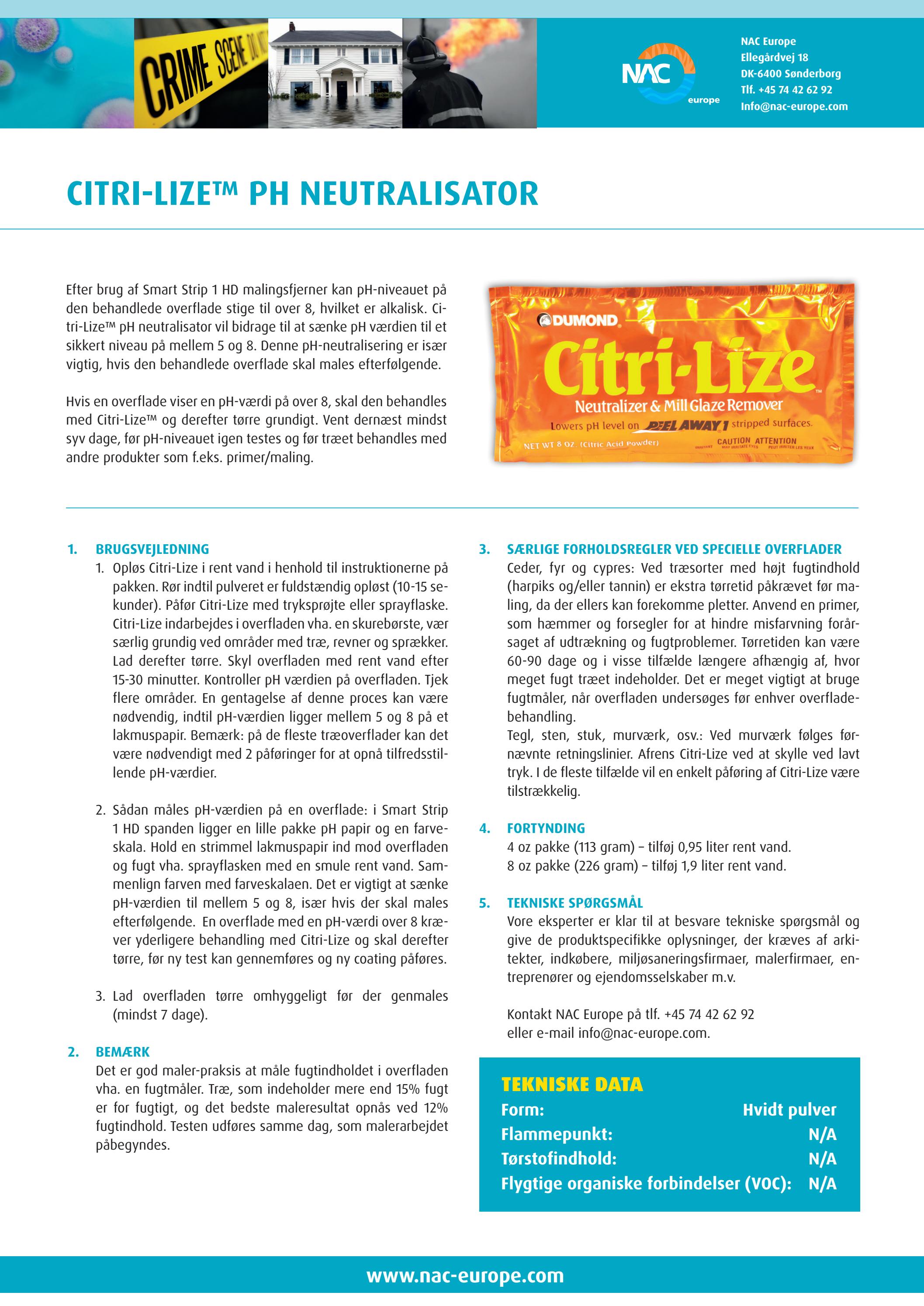 Dumond Citri-Lize - DK by NAC Europe - Issuu