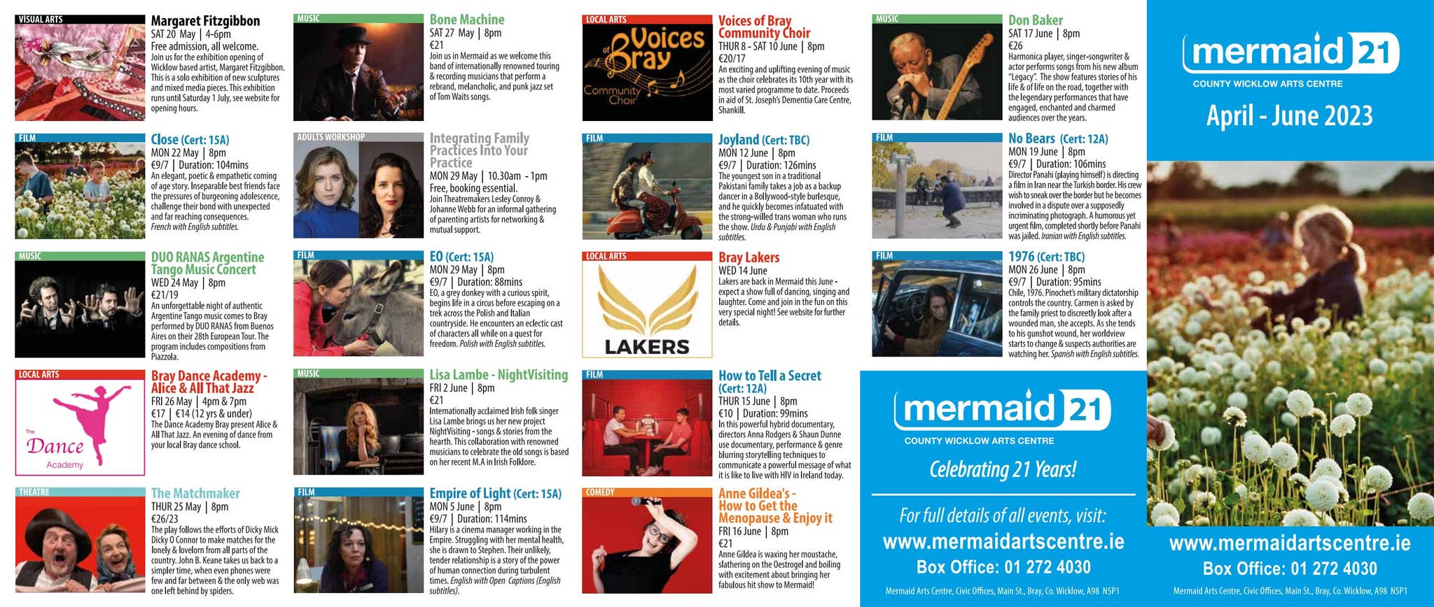 Mermaid Arts Centre Flyer April to June 2023 by Mermaid Arts Centre - Issuu