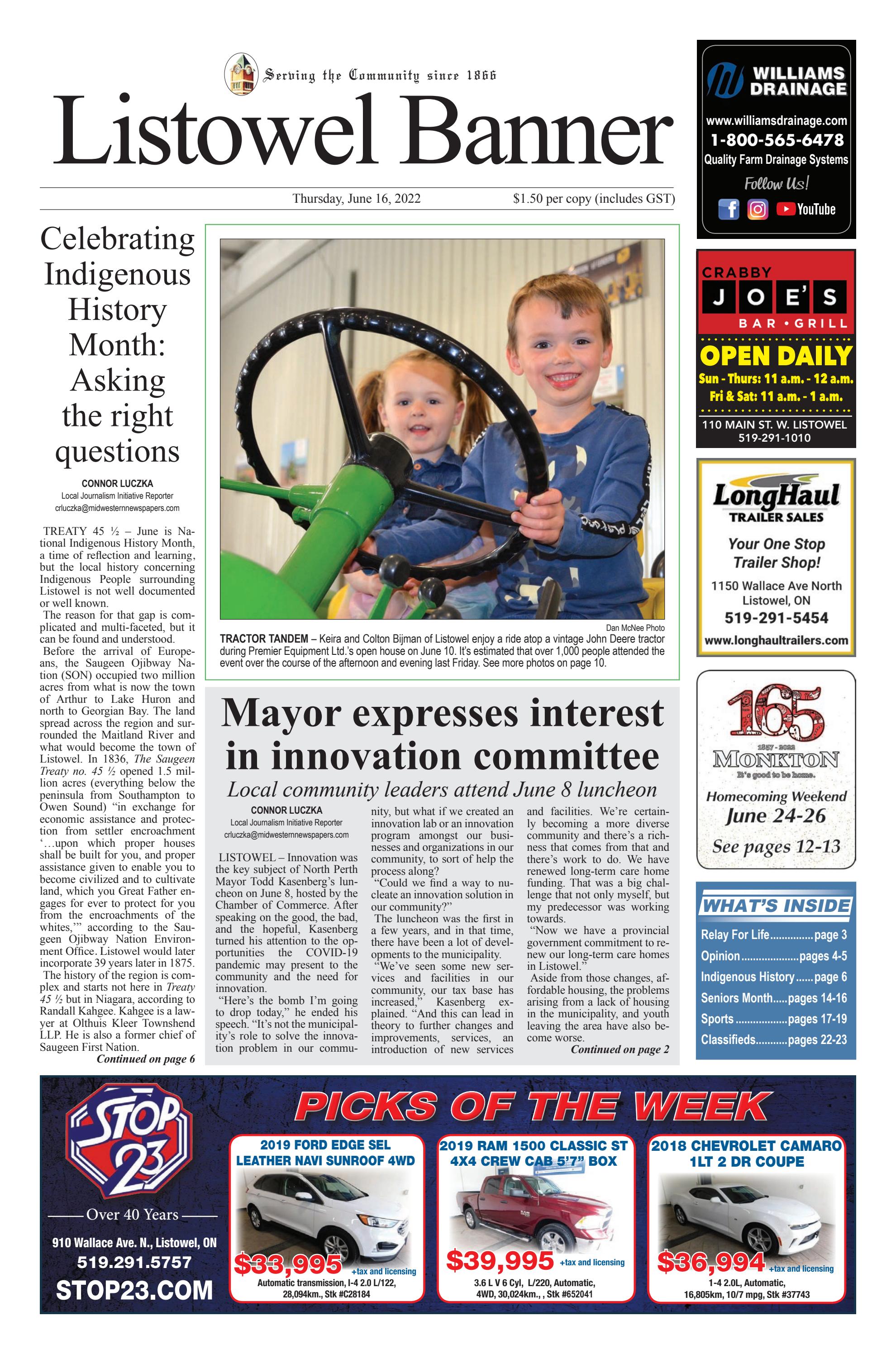 Listowel Banner_June 2022 by Ontario Community Newspapers Association ...