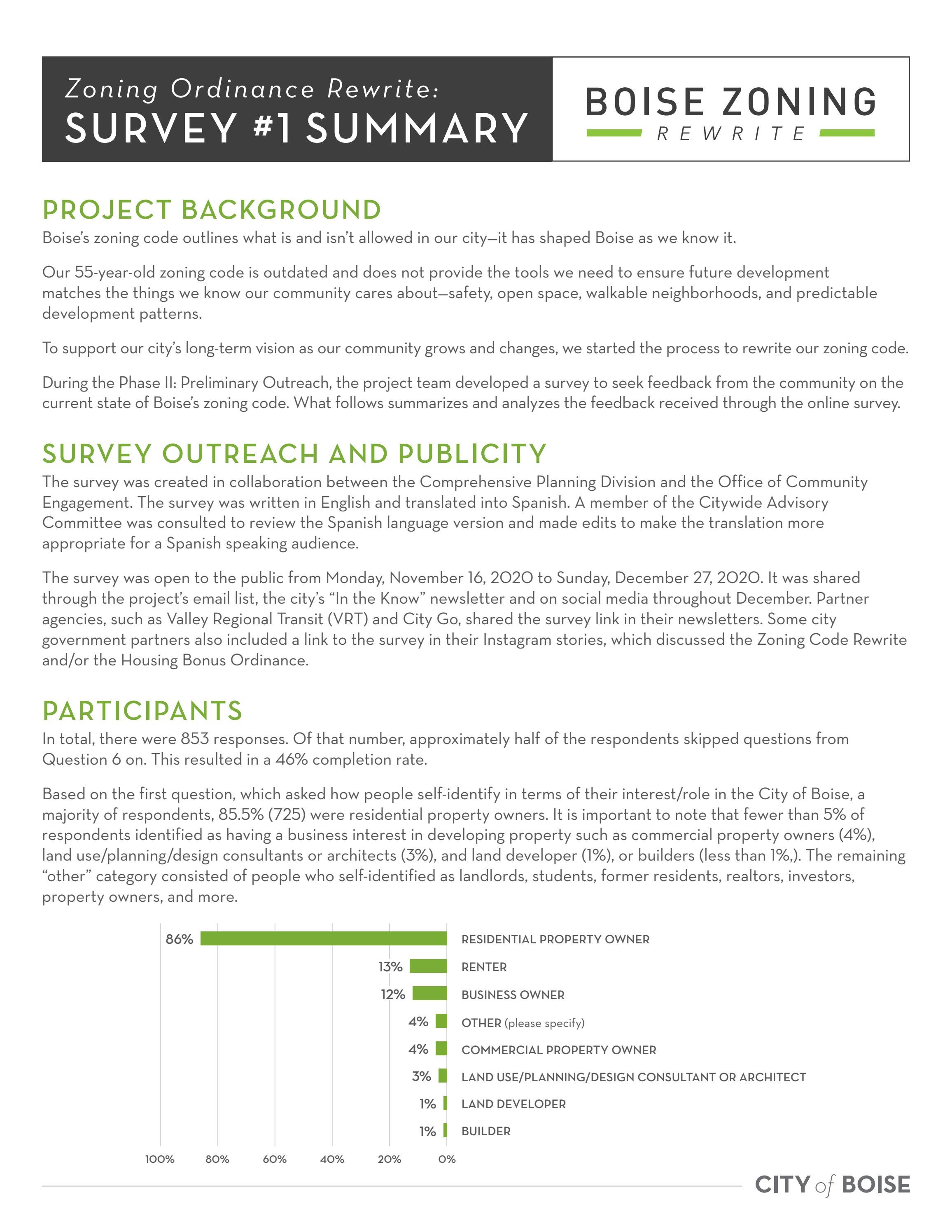 Modern Zoning Code - Exhibit D - Zoning-Code-Initial - Survey-Summary ...