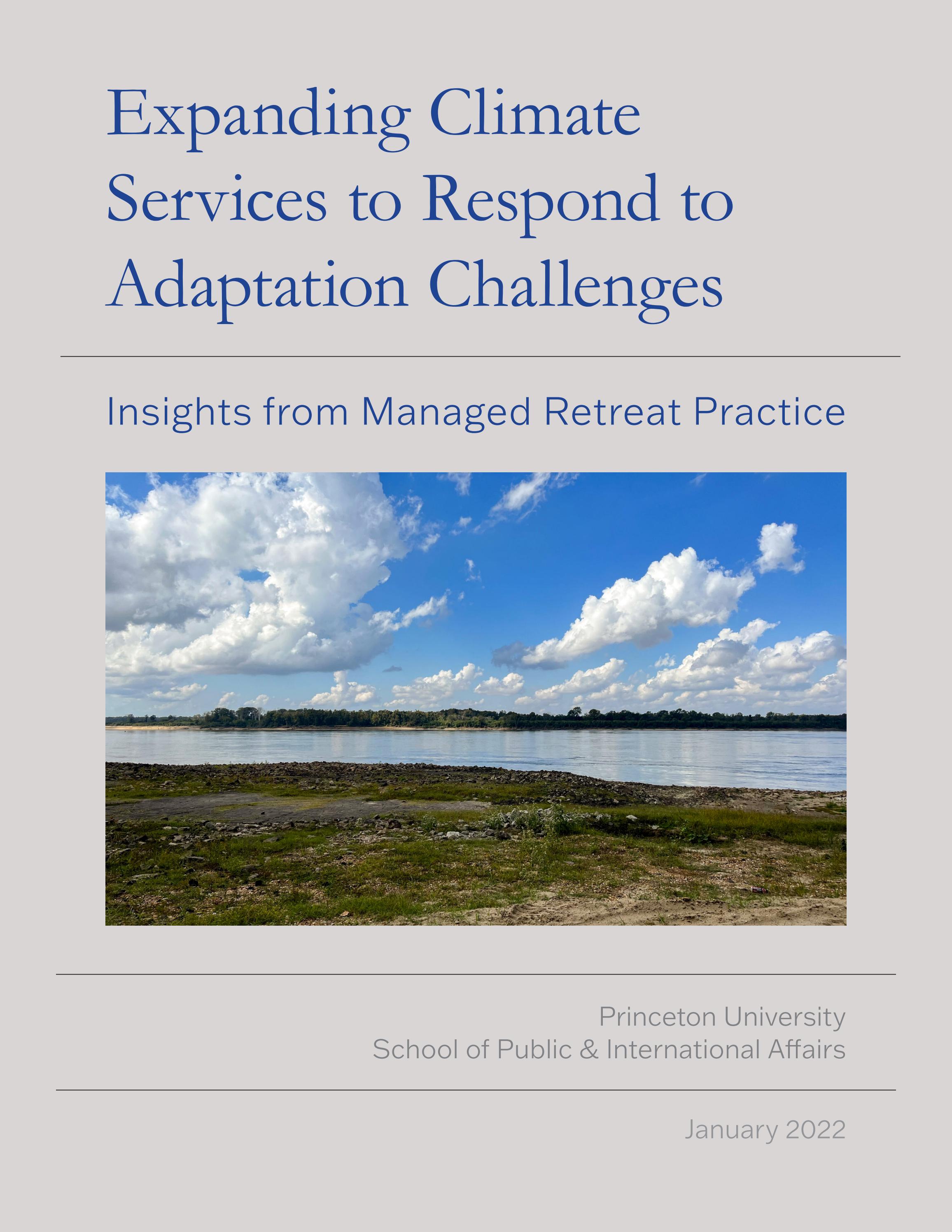 Expanding Climate Services to Respond to Challenges by princetonspia ...