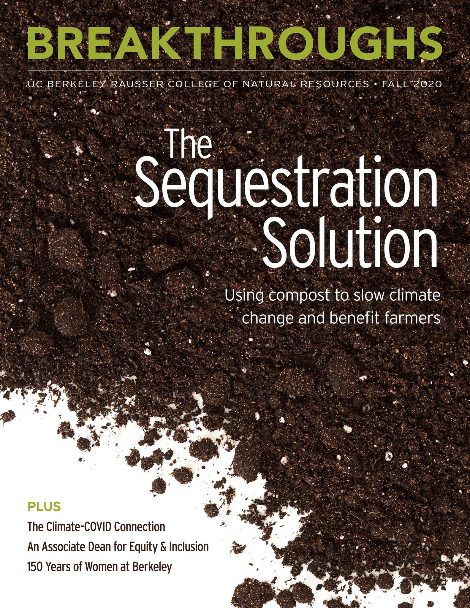 Breakthroughs Magazine Fall 2020: The Sequestration Solution by Rausser ...