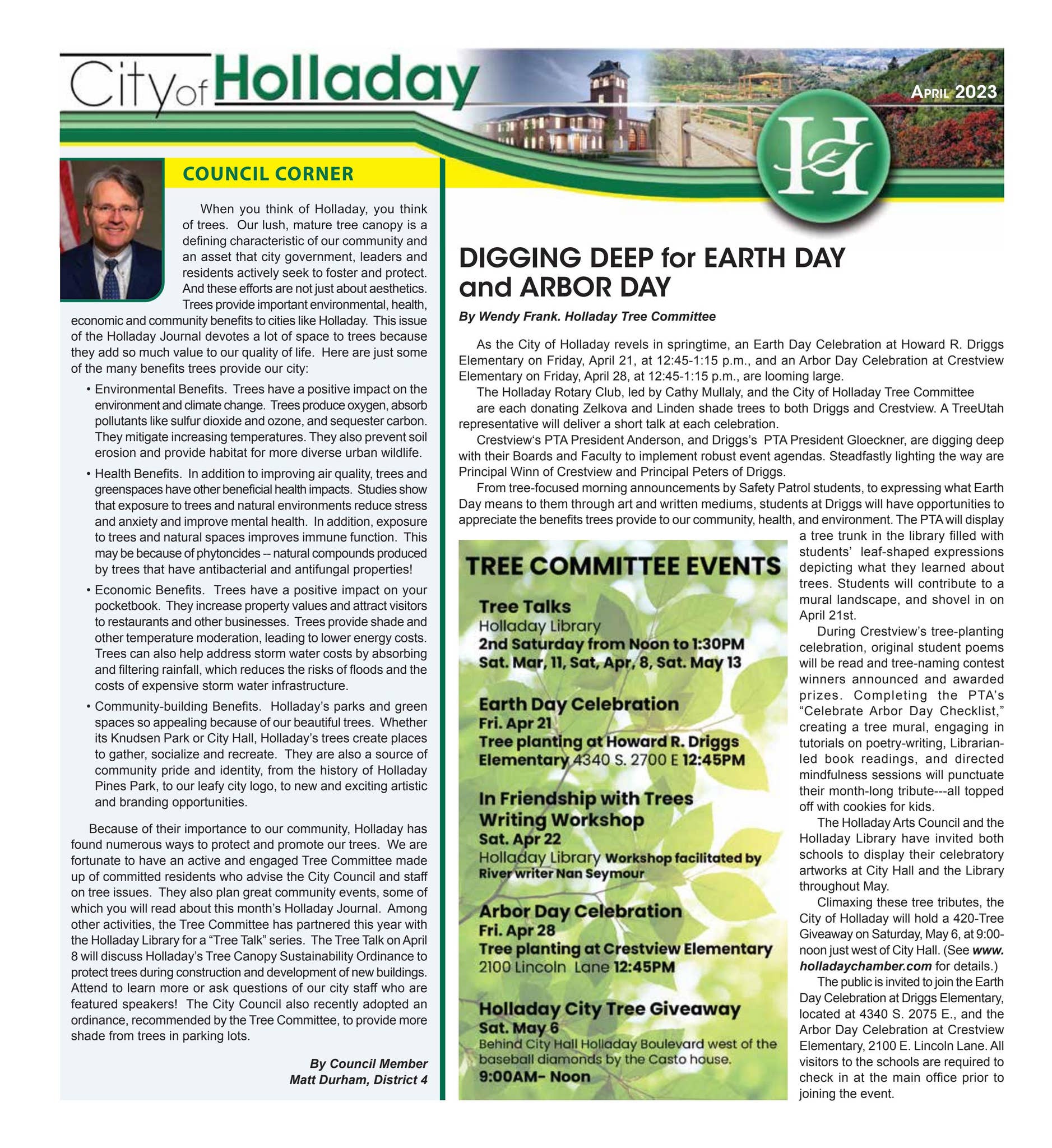 Holladay City Newsletter | April 2023 by The City Journals - Issuu