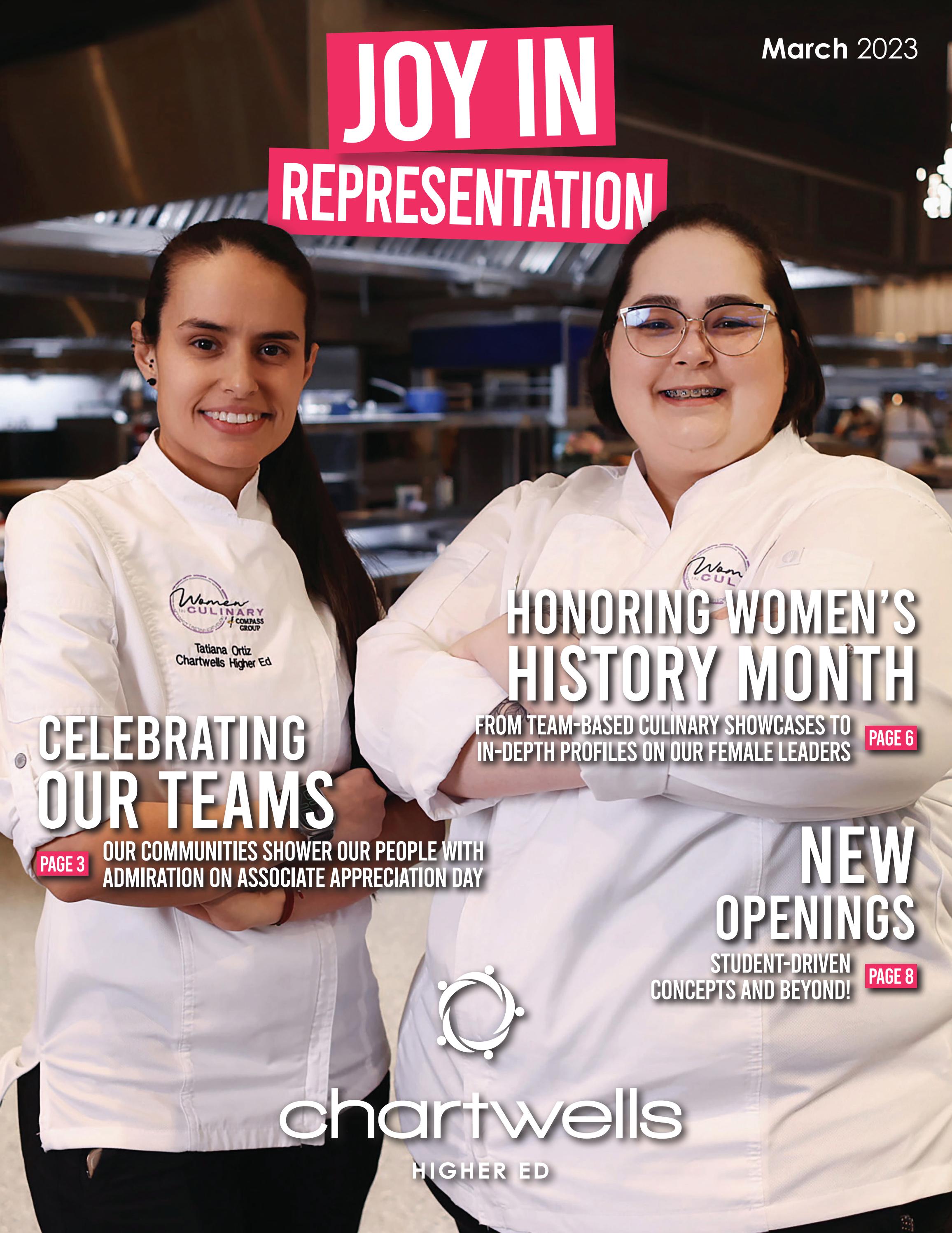 Chartwells Monthly | March 2023 by Chartwells Higher Education - Issuu
