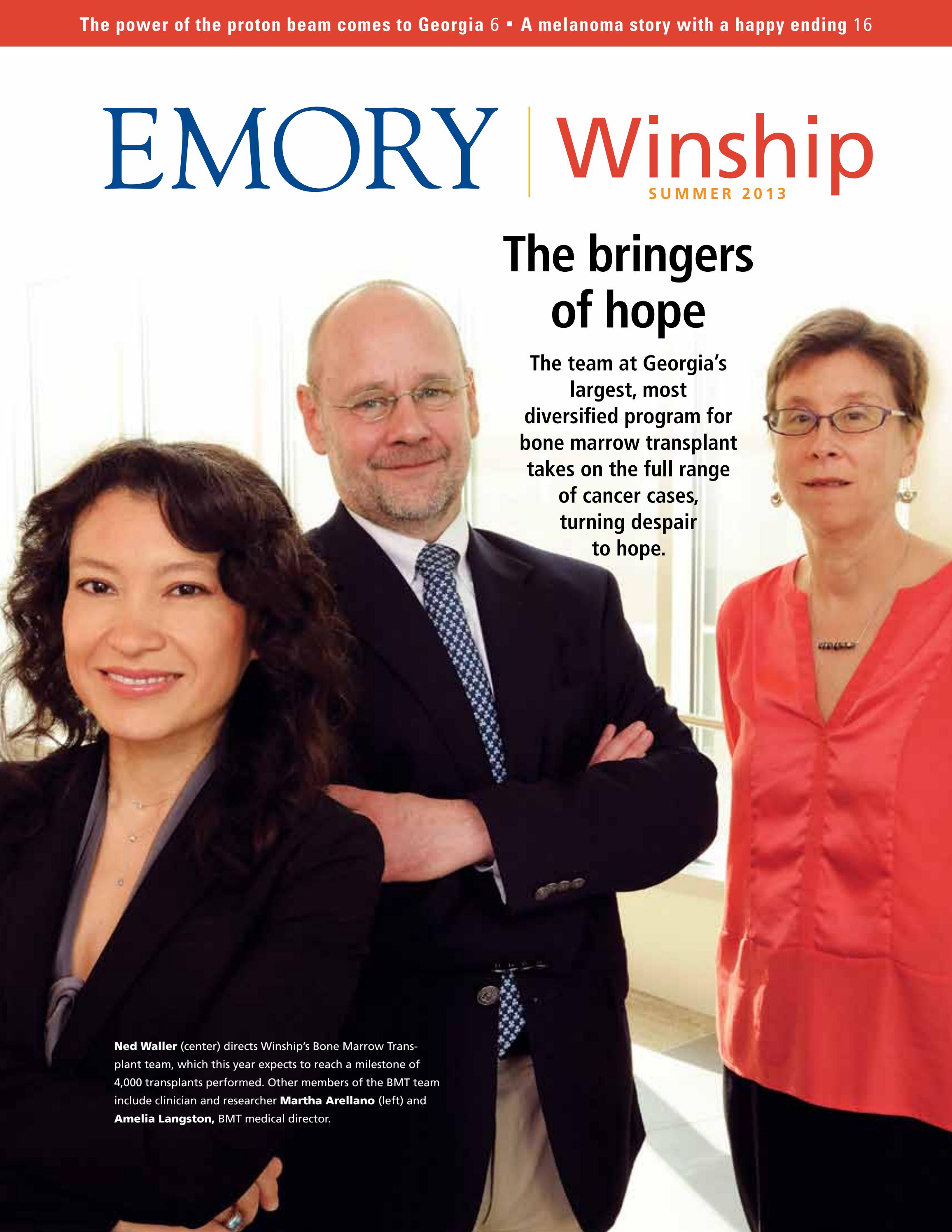 Emory Winship Cancer Institute Magazine Summer 2013 by Emory University ...
