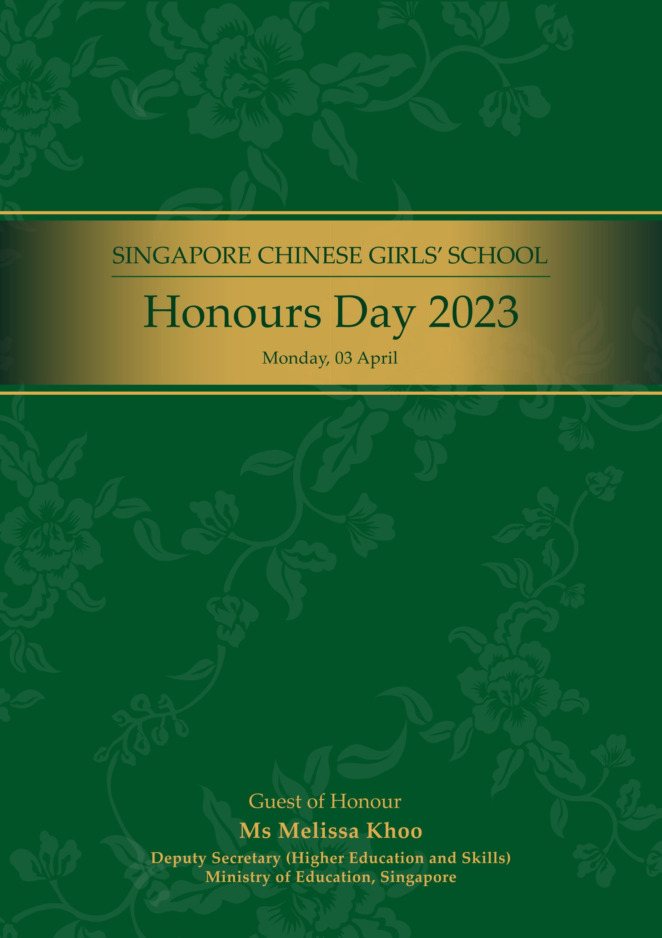 SCGS Honours Day 2023 by scgss ict - Issuu