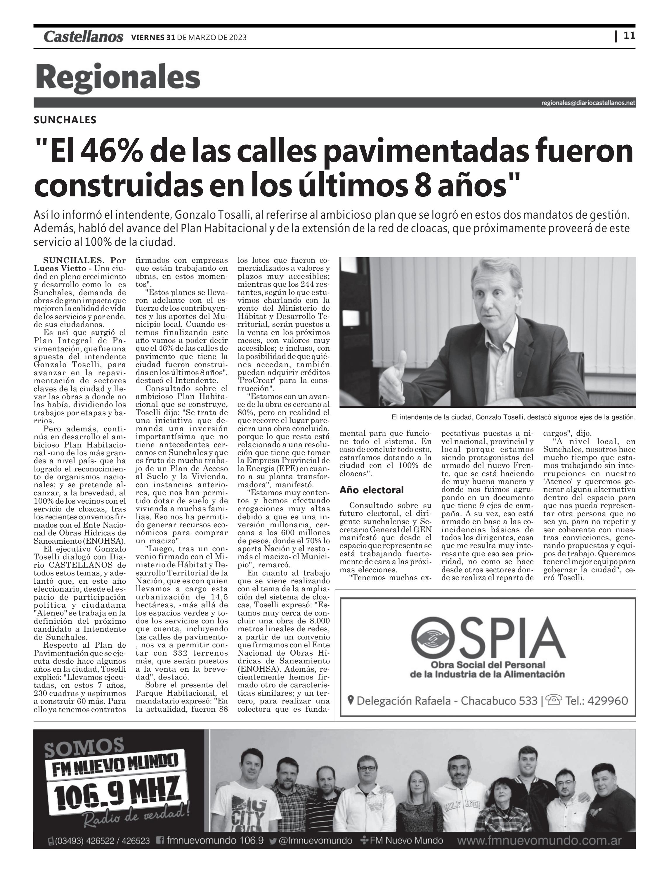 Regionales 31 03 23 by Diario Castellanos - Issuu