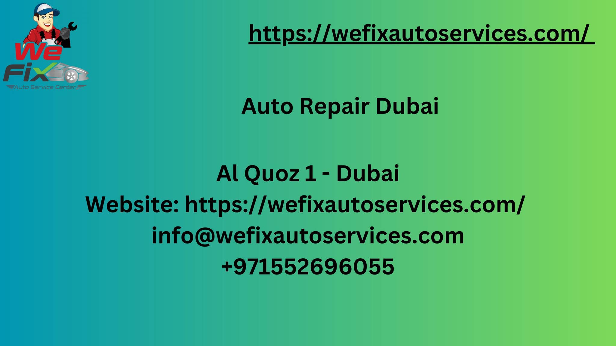 Reliable and Professional Auto Repair Dubai tips for Choosing the Right Shop by wefix auto - Issuu