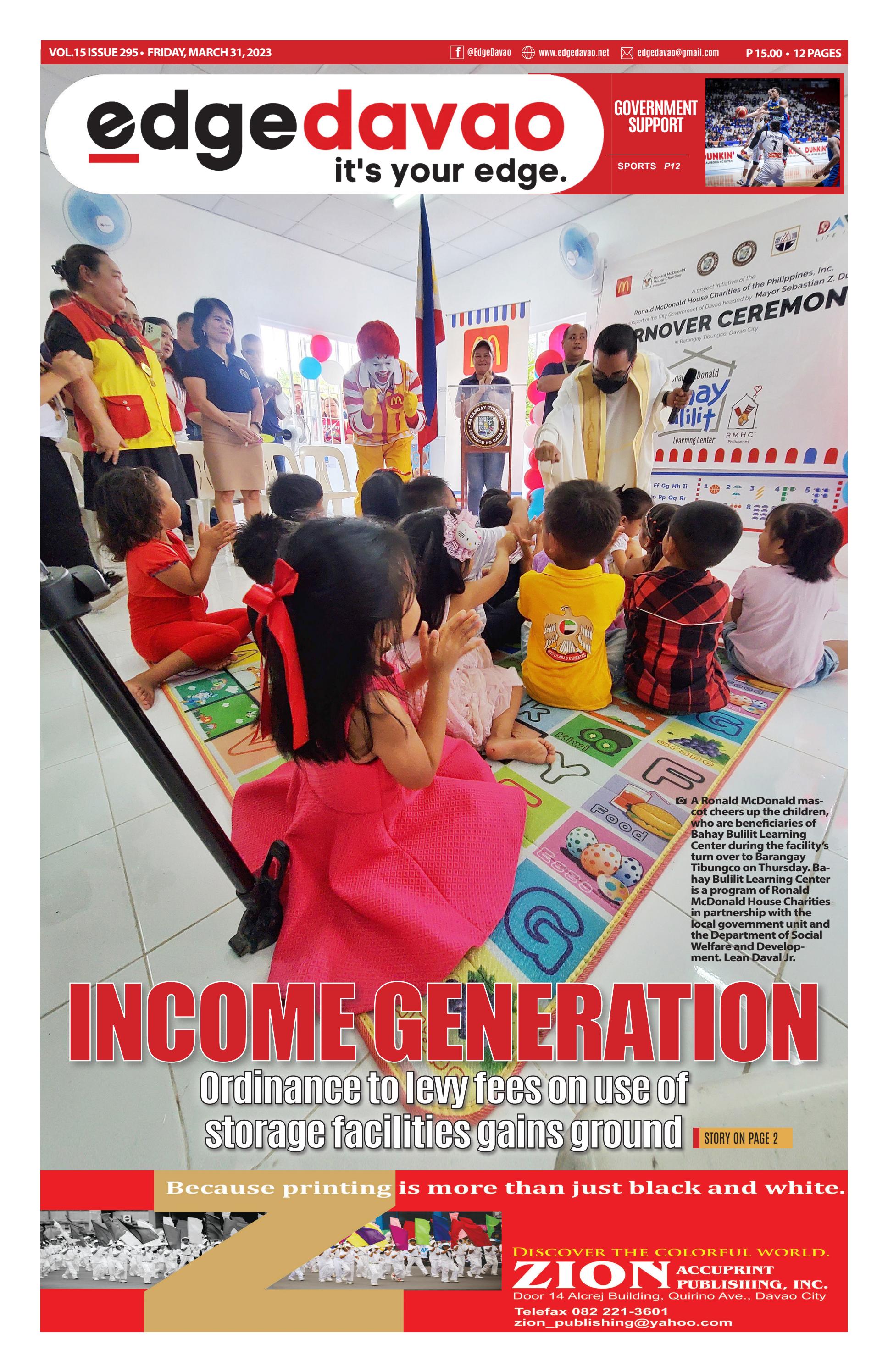 Edge Davao Vol. 15 Issue 295 | Friday, March 31, 2023 by Edge Davao The Business Paper - Issuu