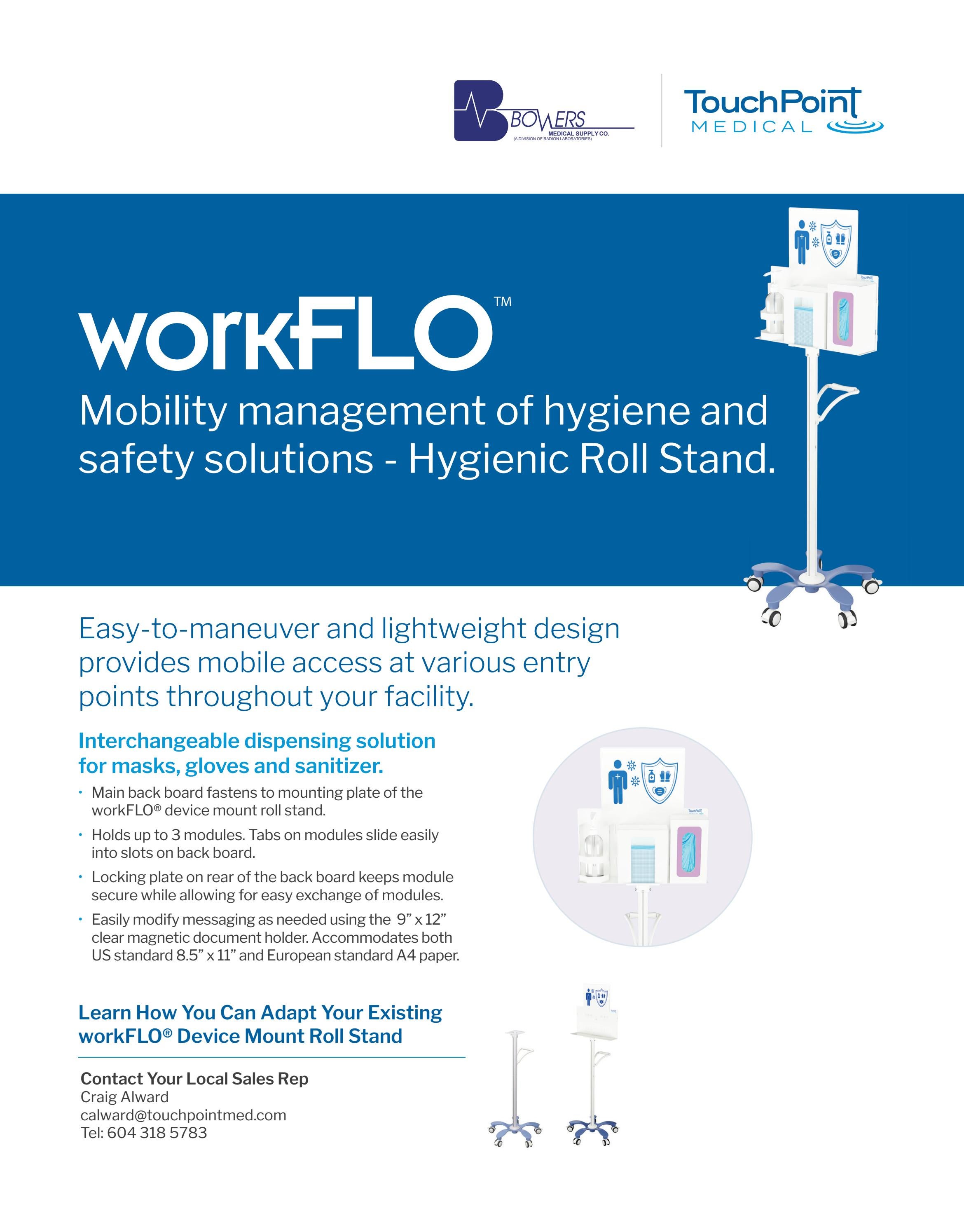 workFLO Hygienic Roll Stand by Bowers Medical Supply - Issuu