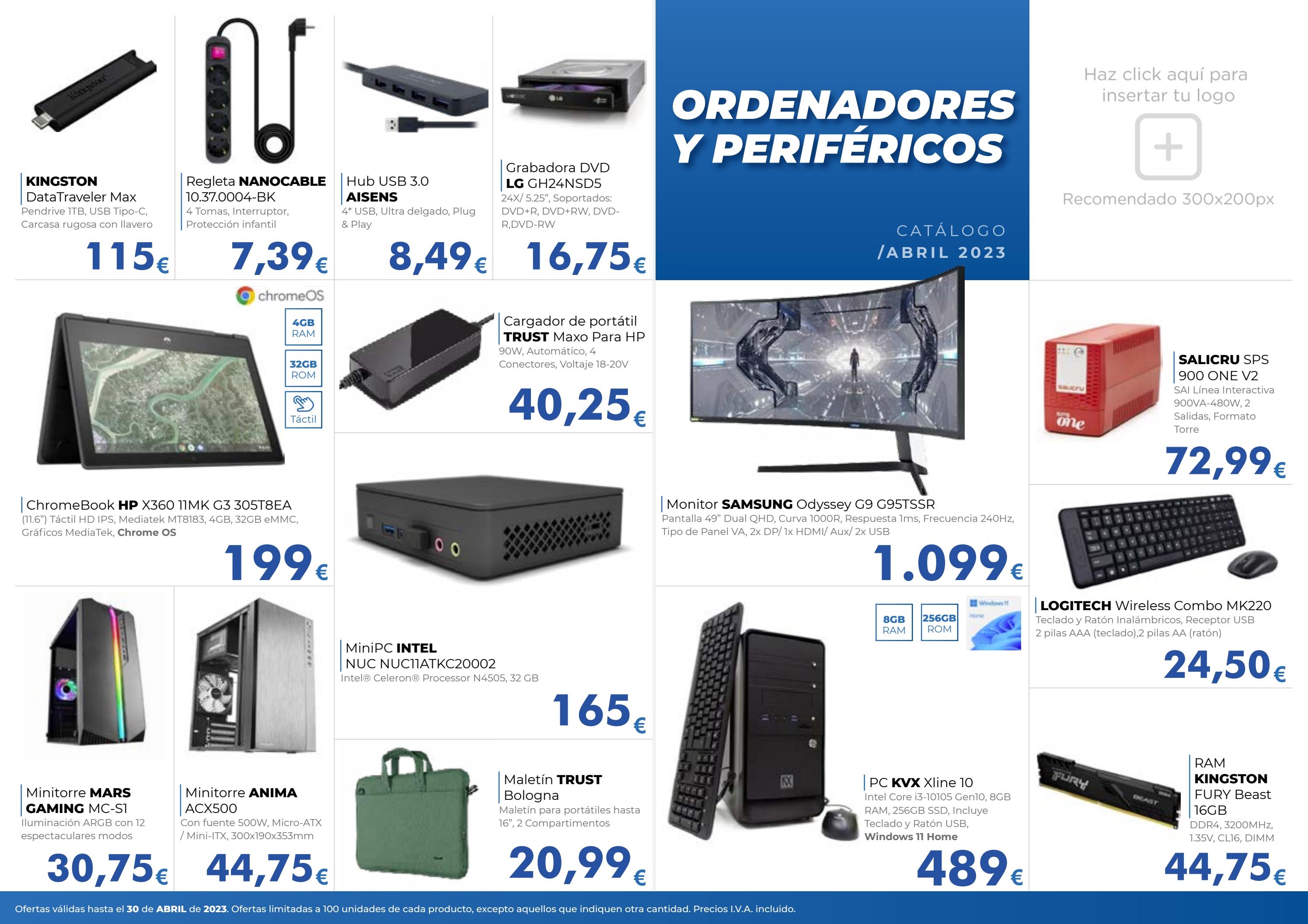 Catálogo Personalizable Abril 2023 - Ordenadores y Periféricos (Con ...