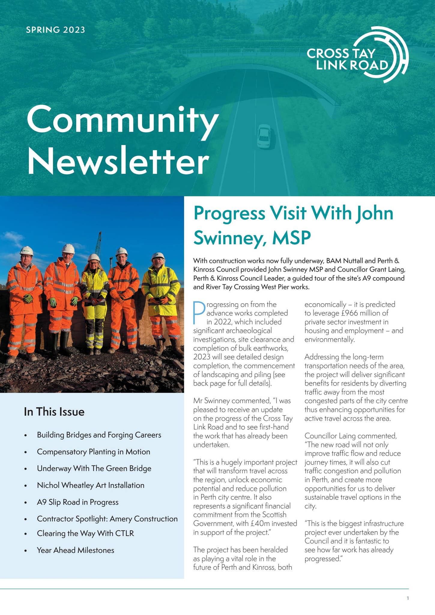 Cross Tay Link Road Community Newsletter | Spring 2023 by The Red ...