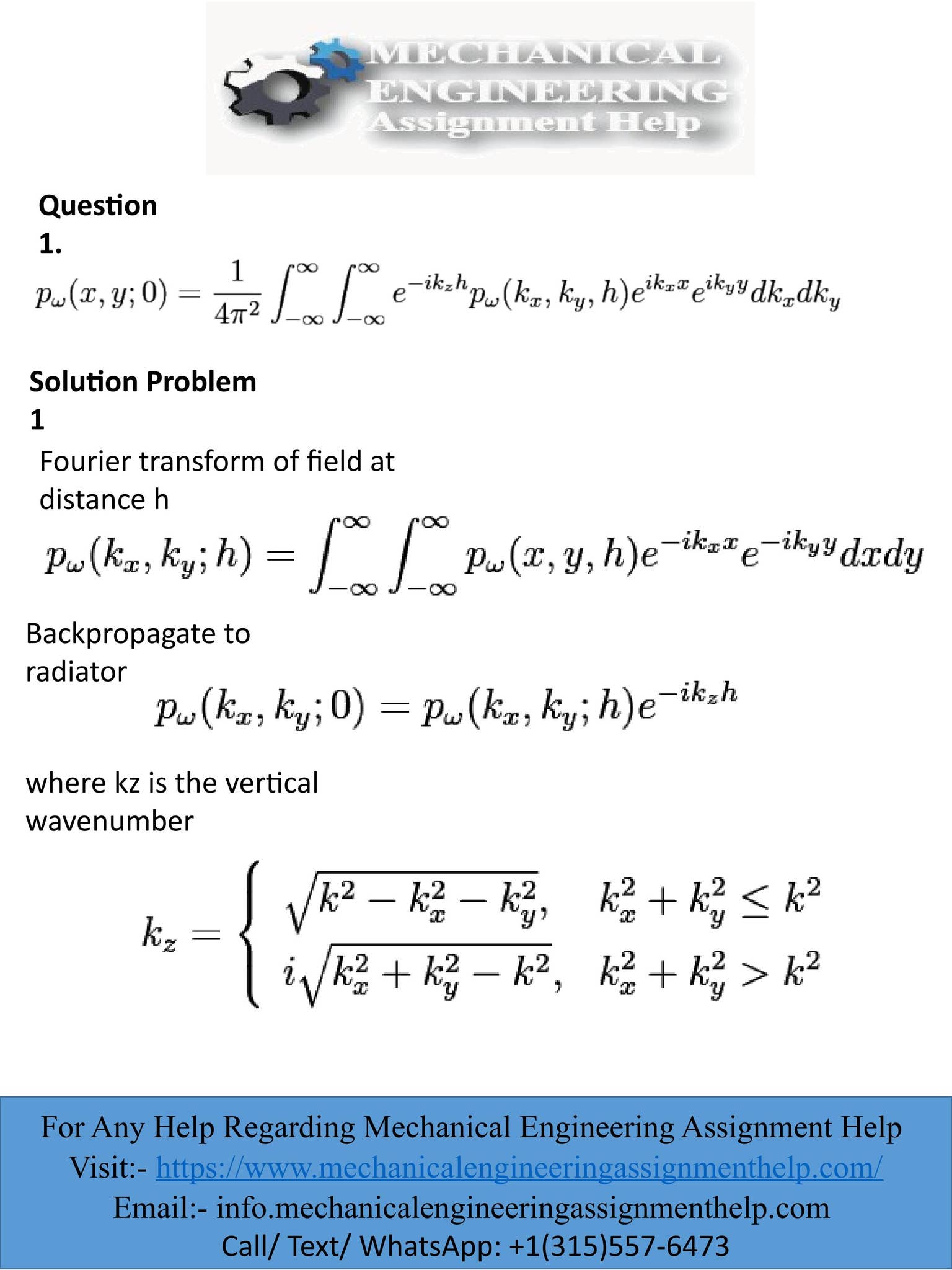 Mechanical Engineering Assignment Help by Mechanical Engineering ...