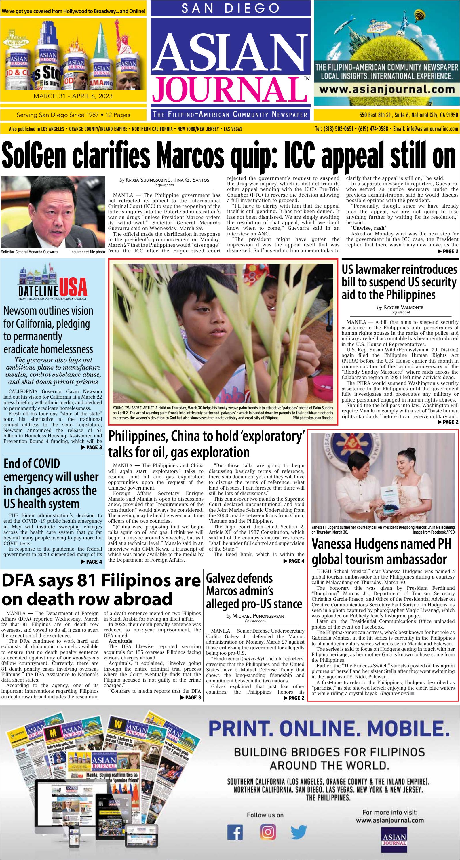 033123 - San Diego Edition by Asian Journal Community Newspapers - Issuu