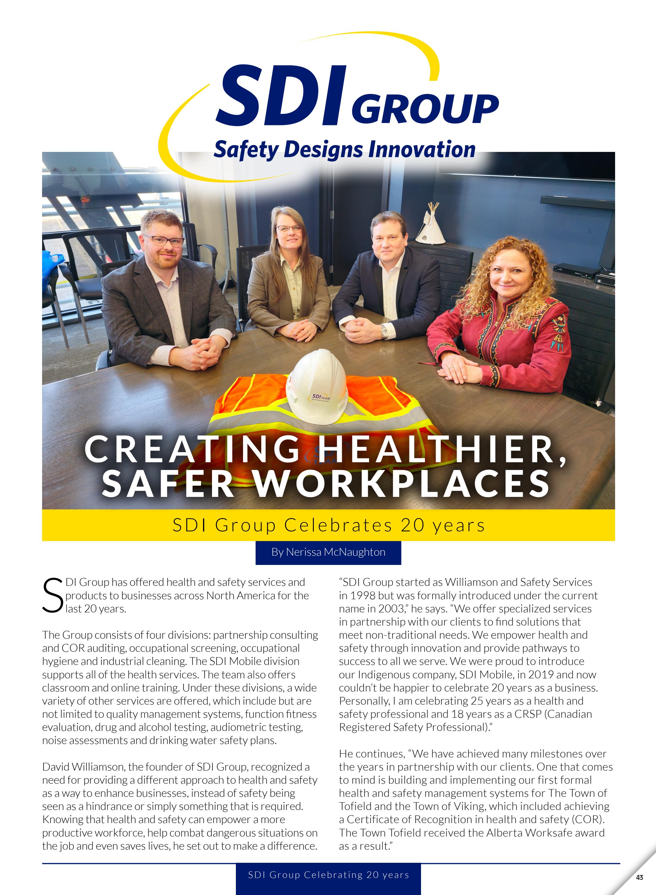 SDI Group - Celebrating 20 Years by Business in Edmonton Magazine - Issuu