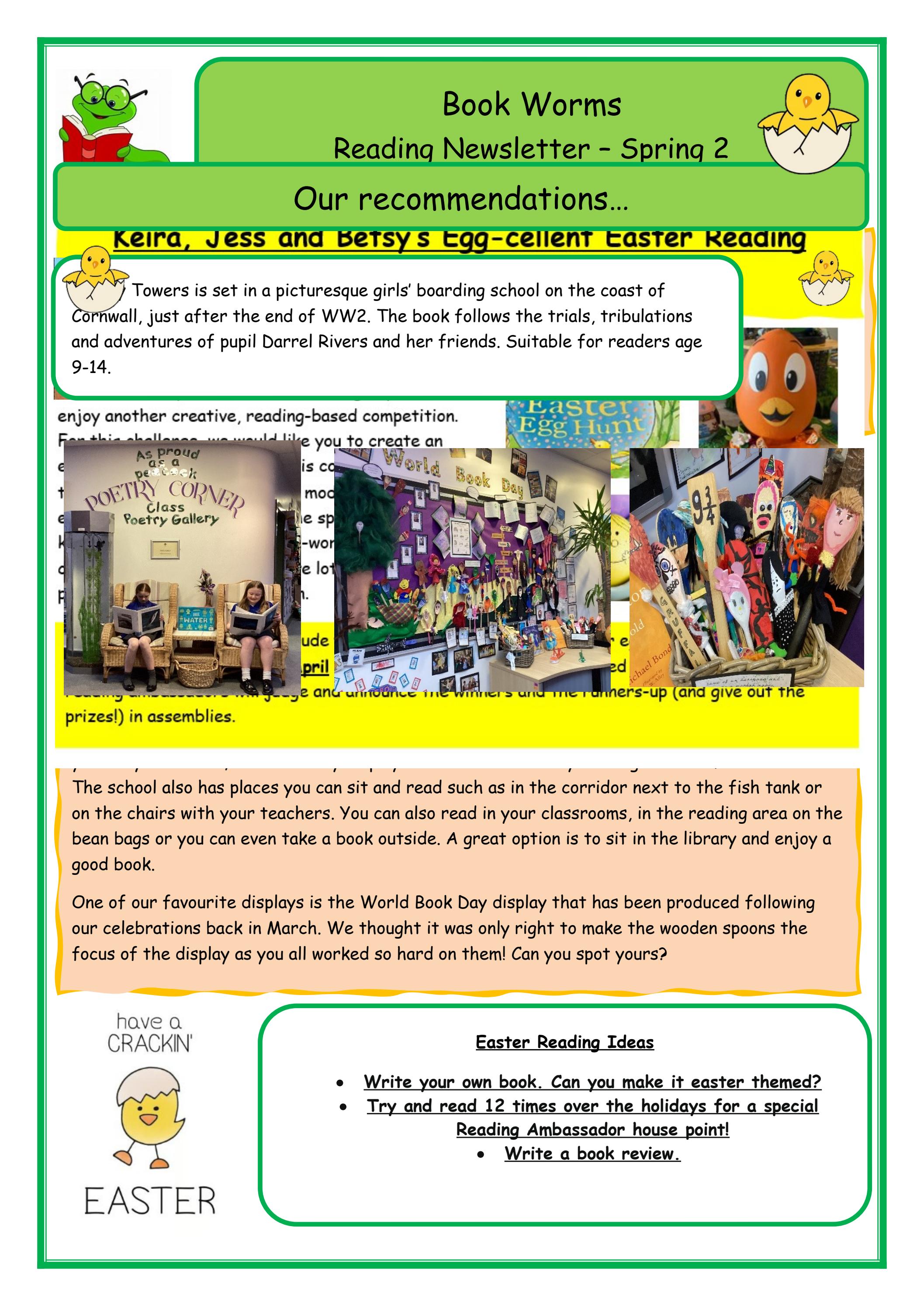 Reading Newsletter - Spring term by Schudio - Issuu