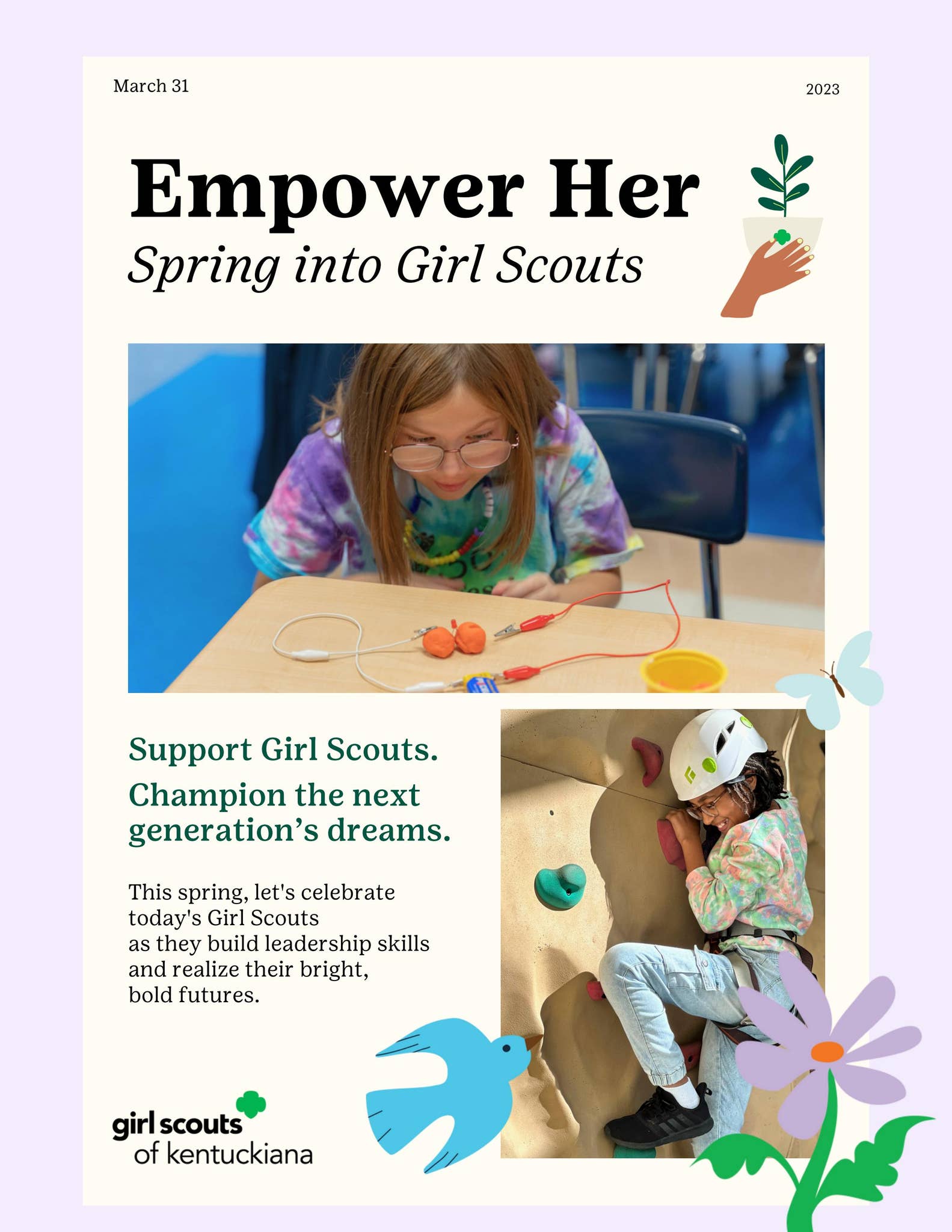 Empower Her: Spring into Girl Scouts by Girl Scouts of Kentuckiana - Issuu