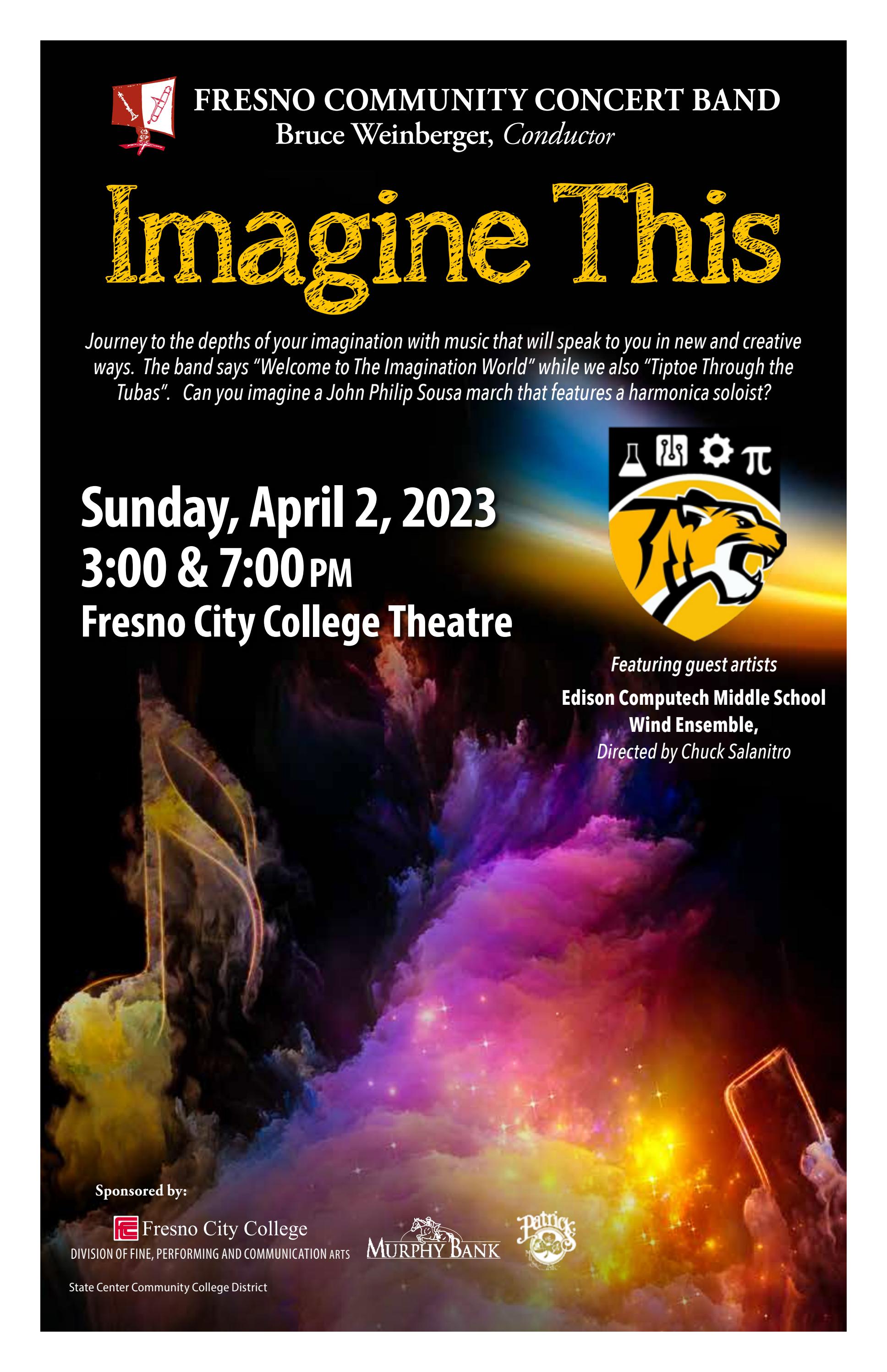 FCCB: Imagine This! by Fresno Community Concert Band - Issuu