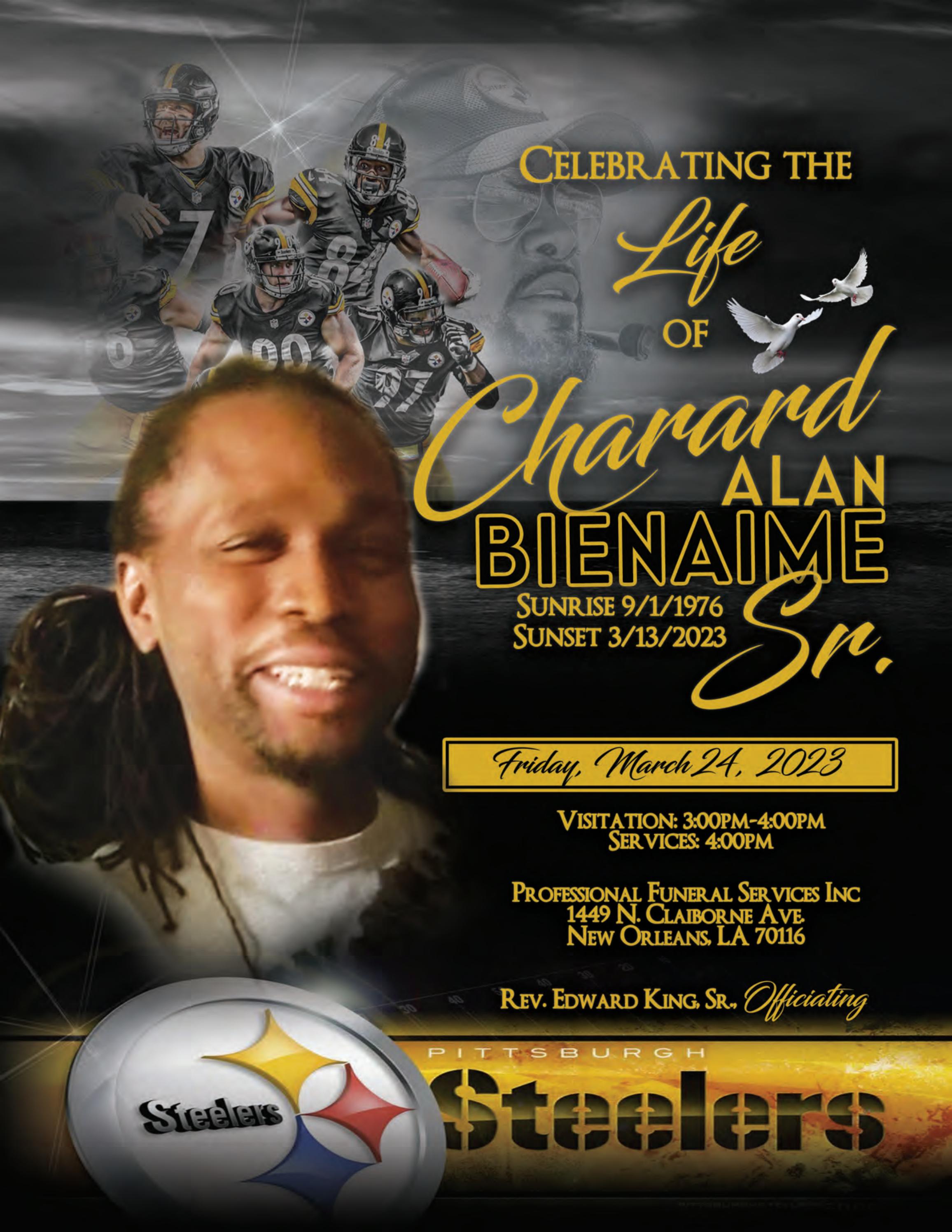 Steelers Themed 11*17 Obituary by Ebony Fason - Issuu