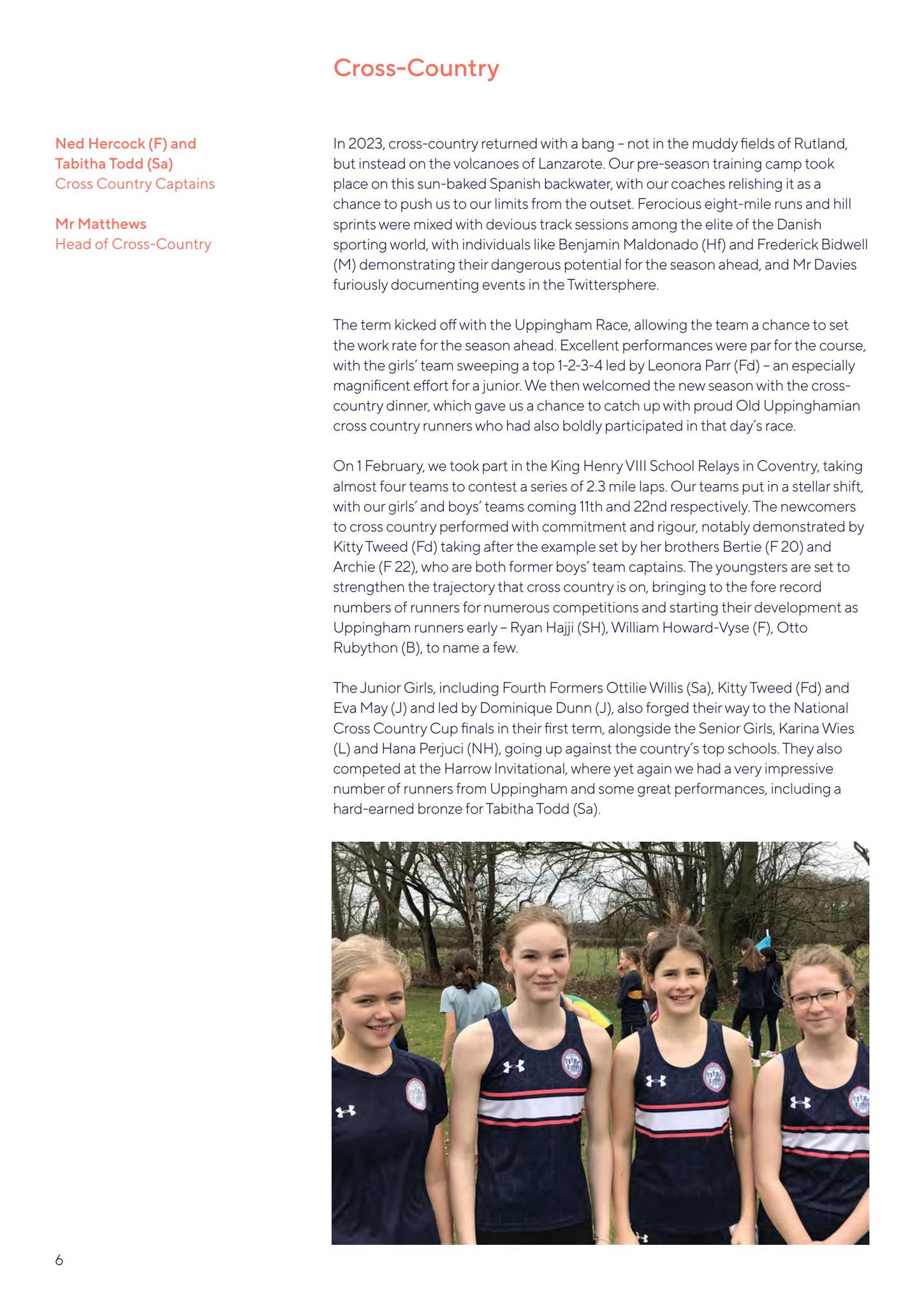 Spring Term 2023: End of Season Reports by uppinghamschool1584 - Issuu