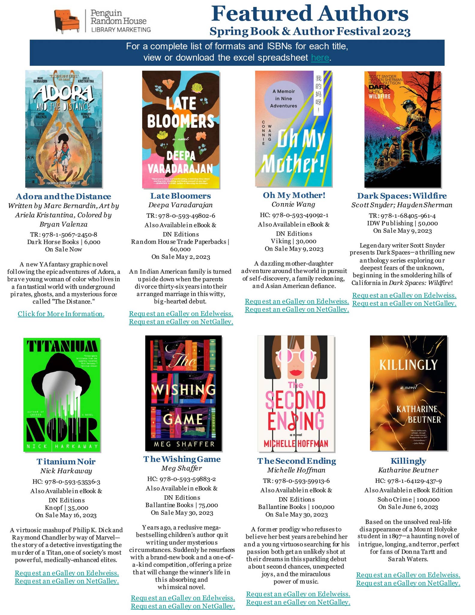 Featured Authors: Spring Book & Author Festival 2023 by PRH Library - Issuu
