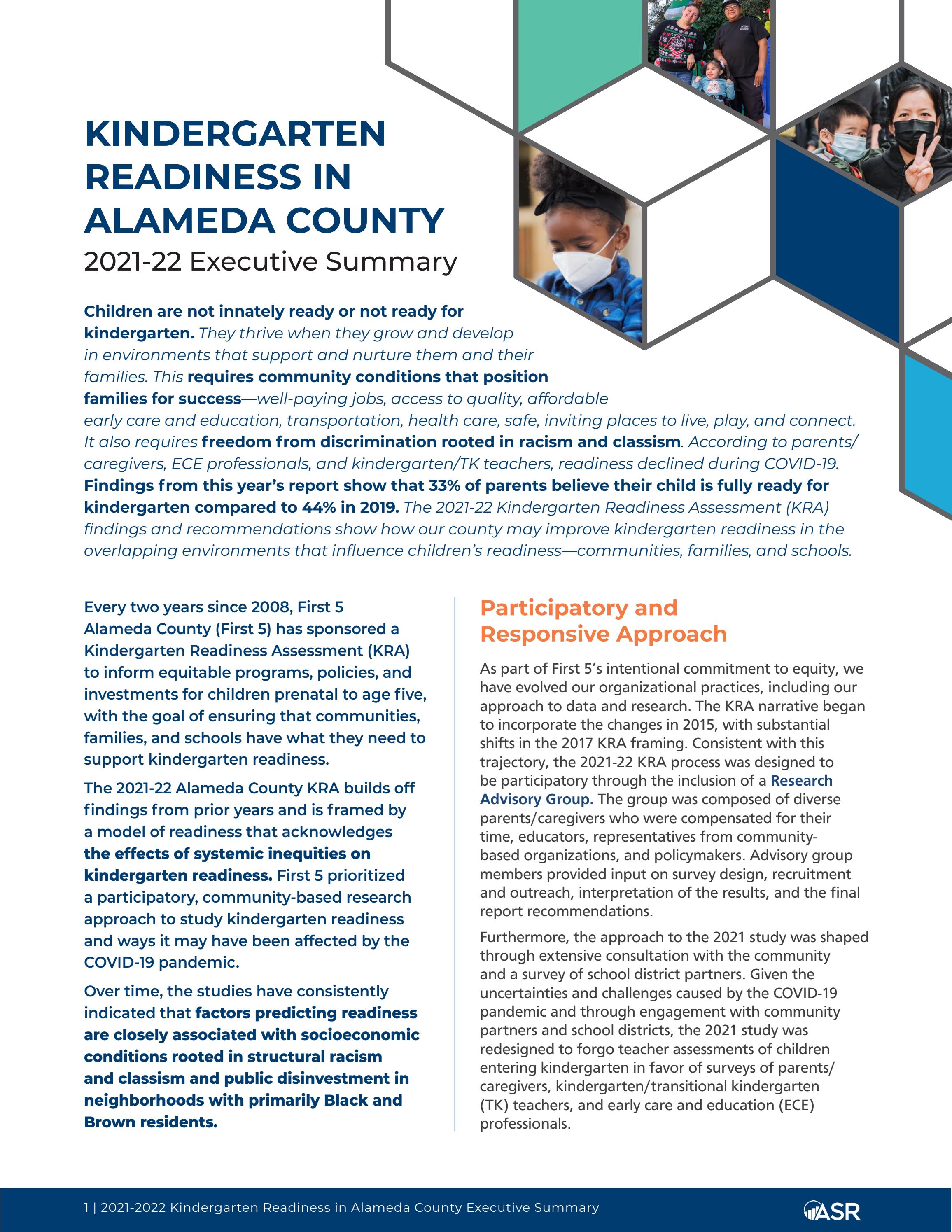 Executive Summary by first5alameda - Issuu