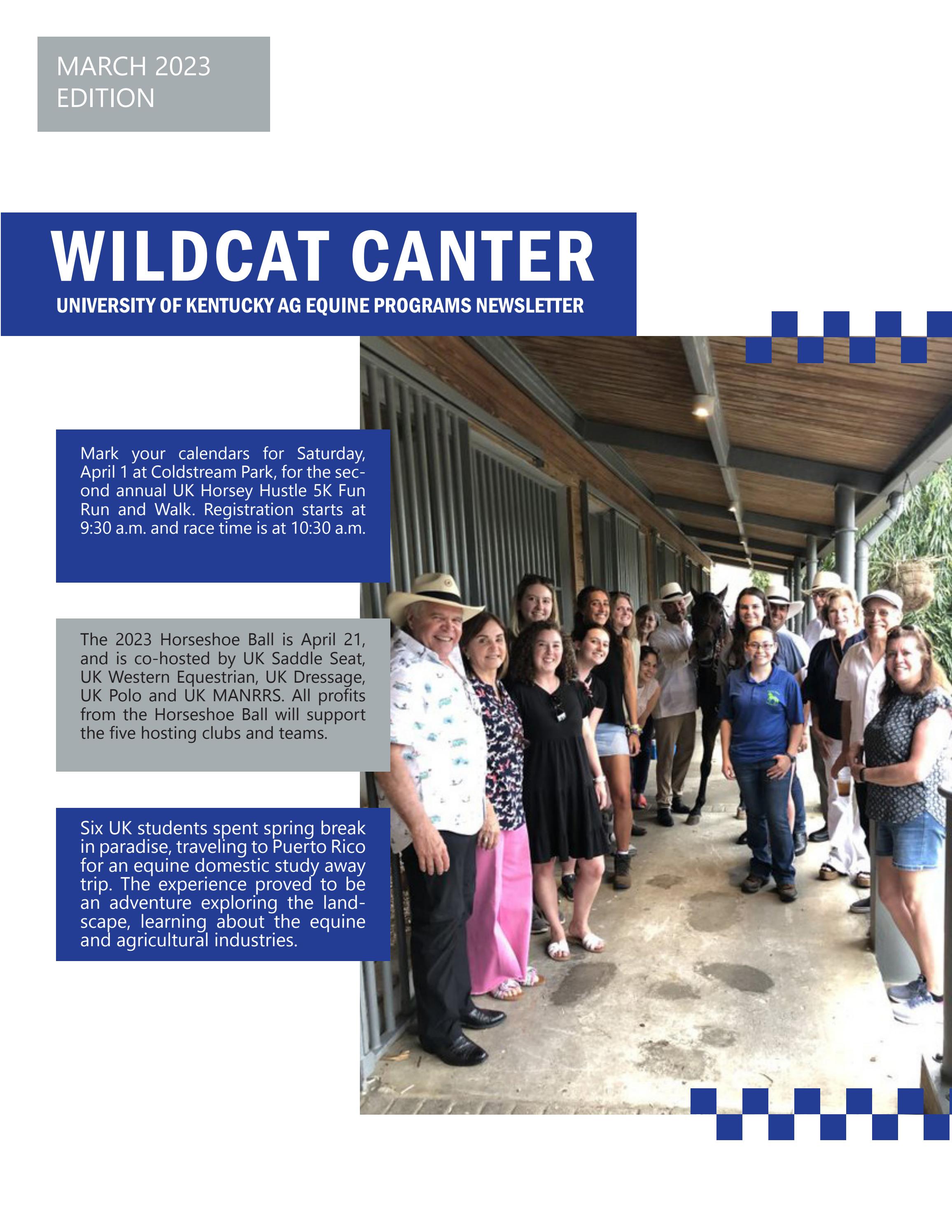 March 2023 University of Kentucky Ag Equine Programs Wildcat Canter by ...