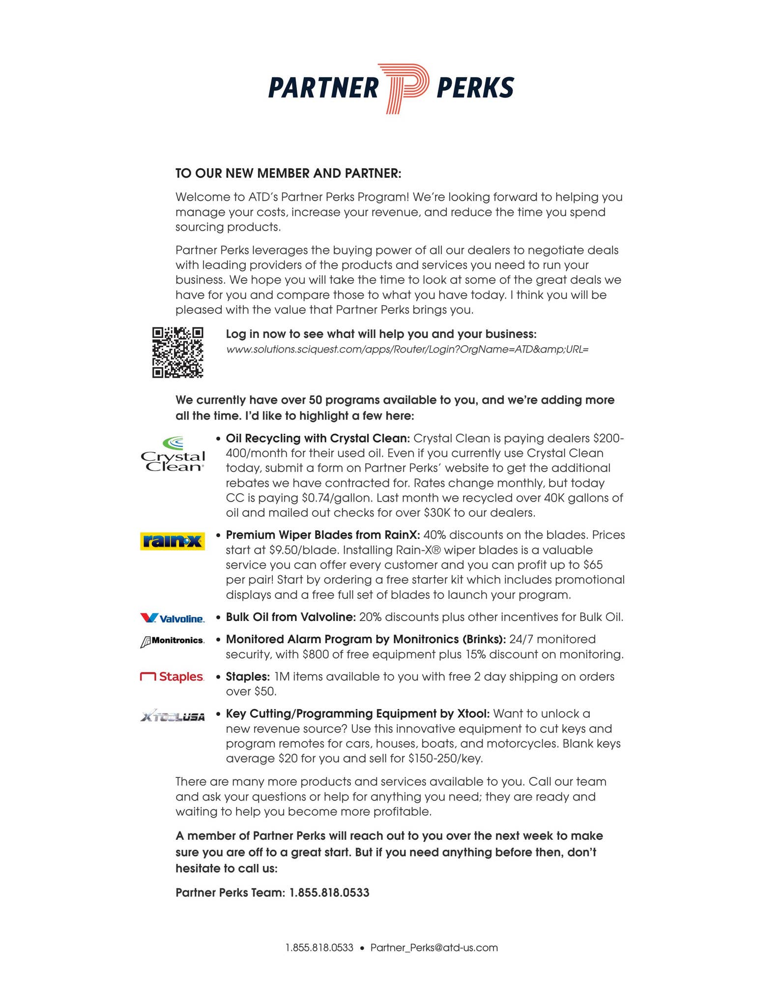 Partner Perks Welcome Letter & Line Card by Drucker Group, Inc. - Issuu