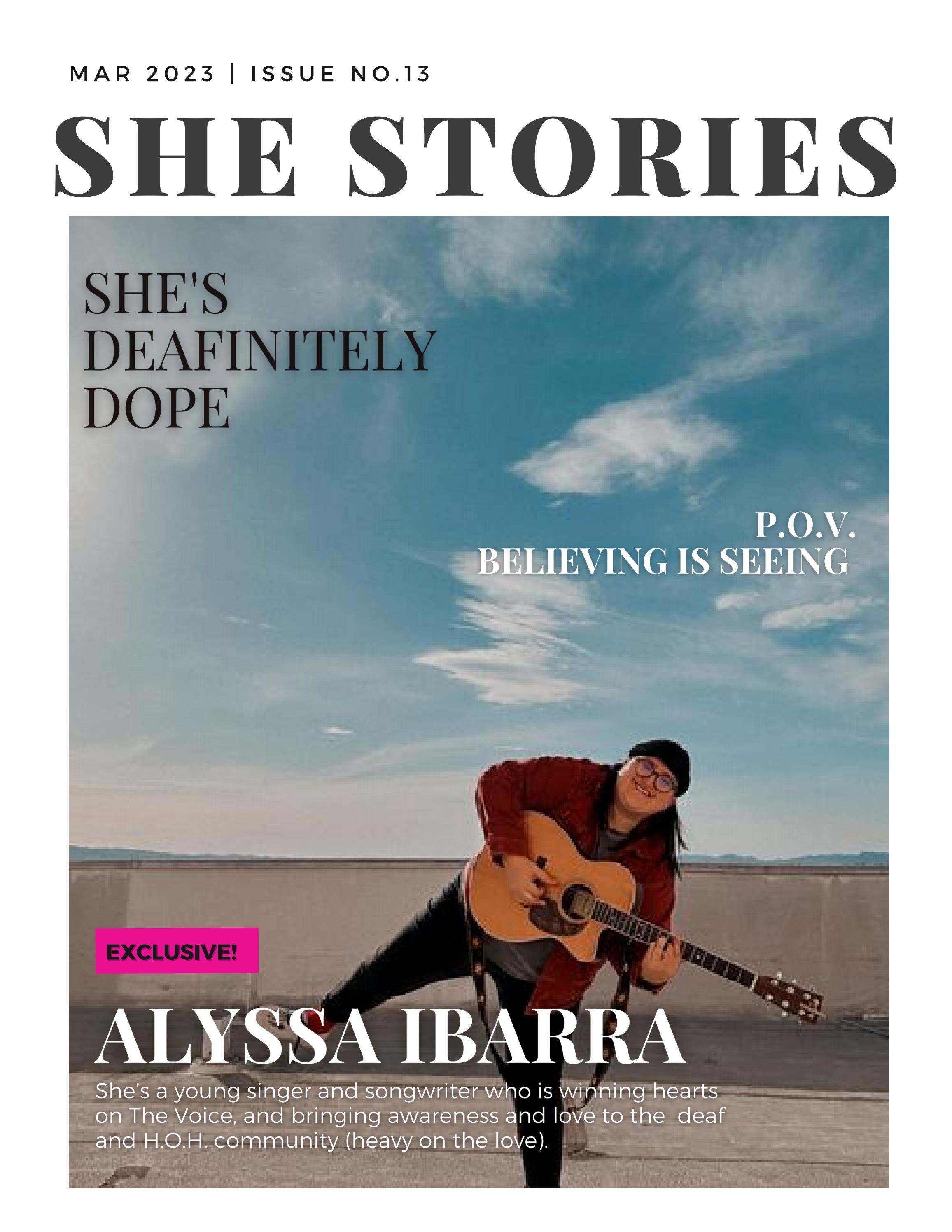 She Stories Feature Friday - Alyssa Ibarra by Shestories - Issuu