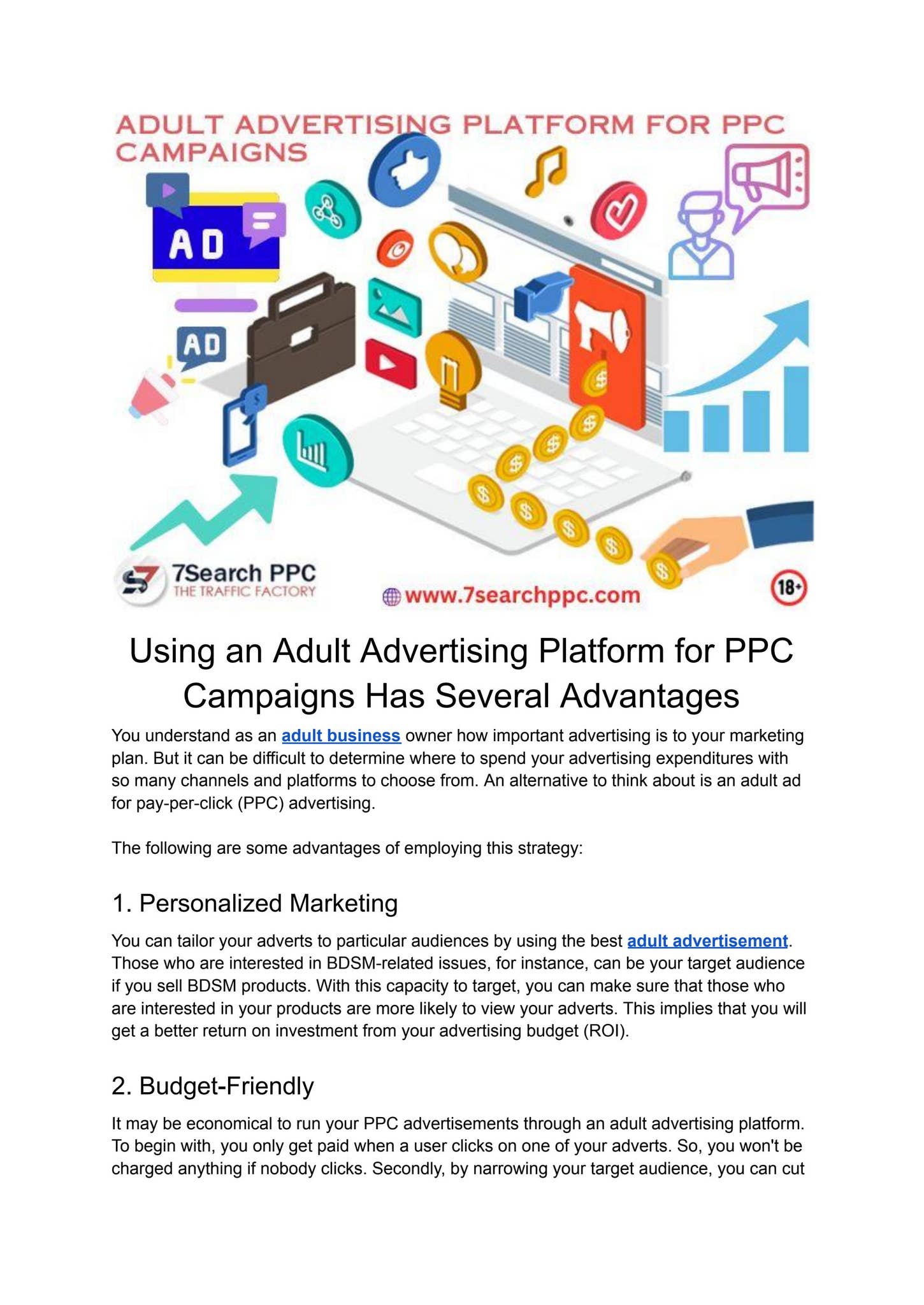 Using an Adult Advertising Platform for PPC Campaigns Has Several ...