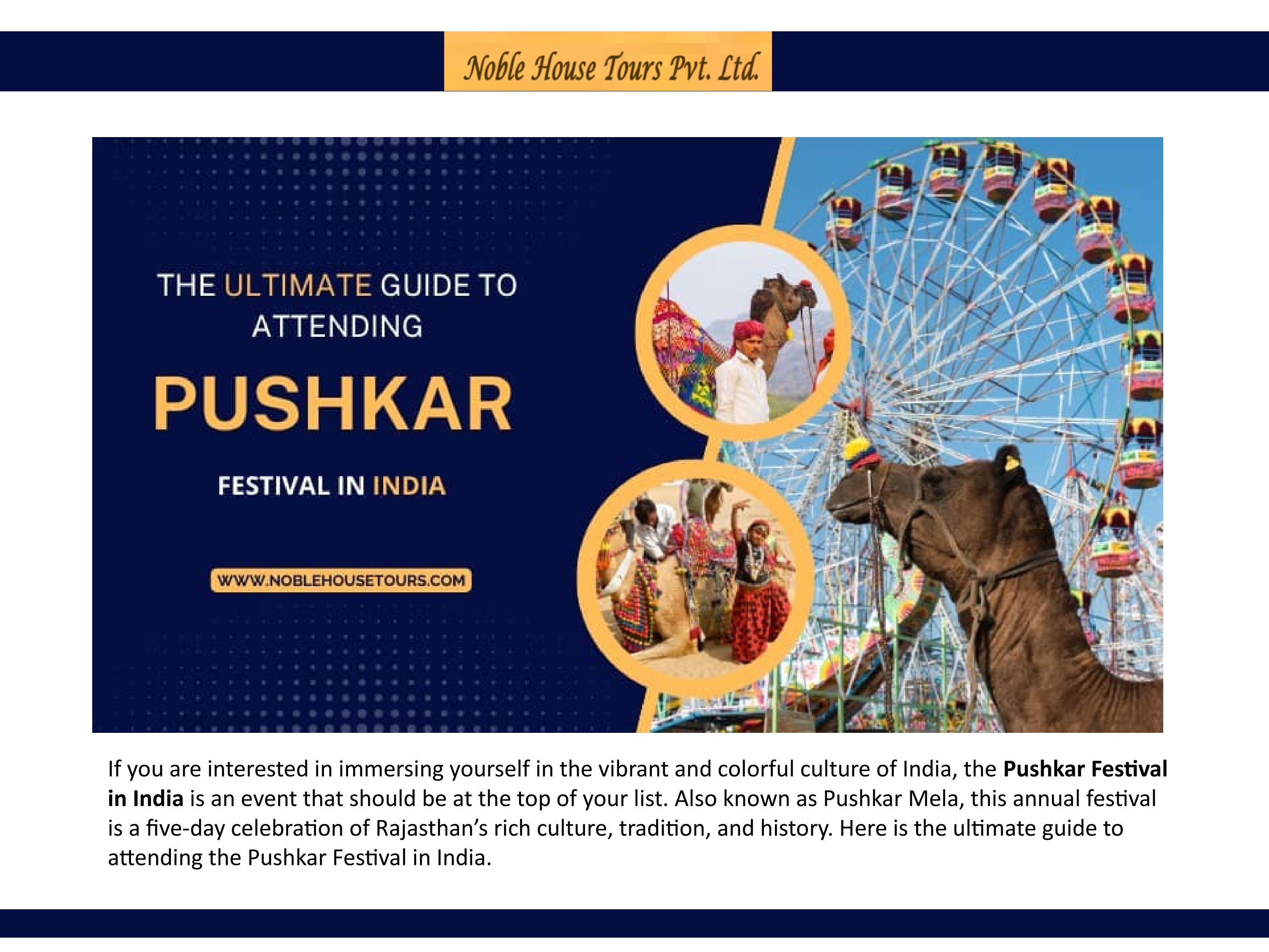 The Ultimate Guide to Attending Pushkar Festival in India by ...
