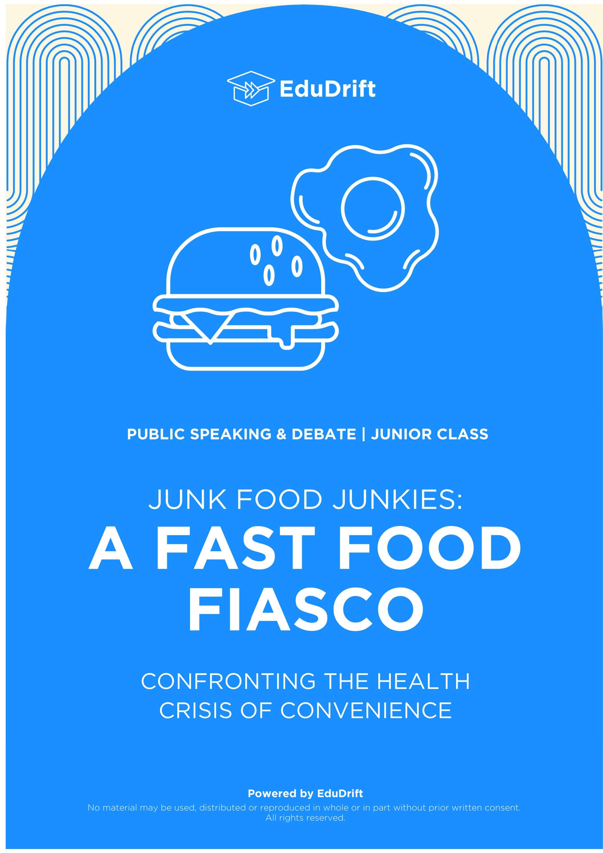 Healthy Food Vs Junk Food Slogan