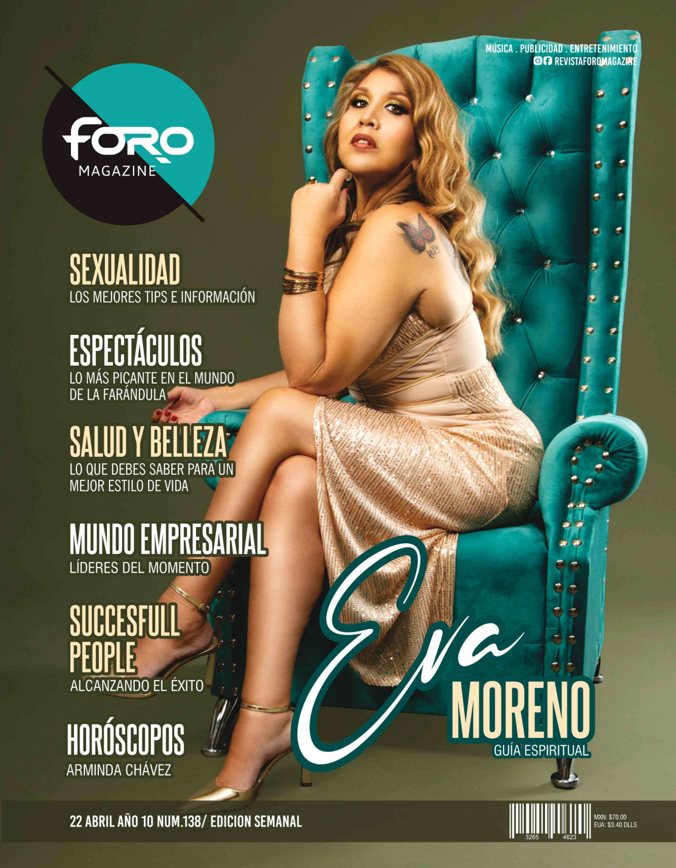 REVISTA FORO MAGAZINE " EVA MORENO" by REVISTA FORO MAGAZINE - Issuu