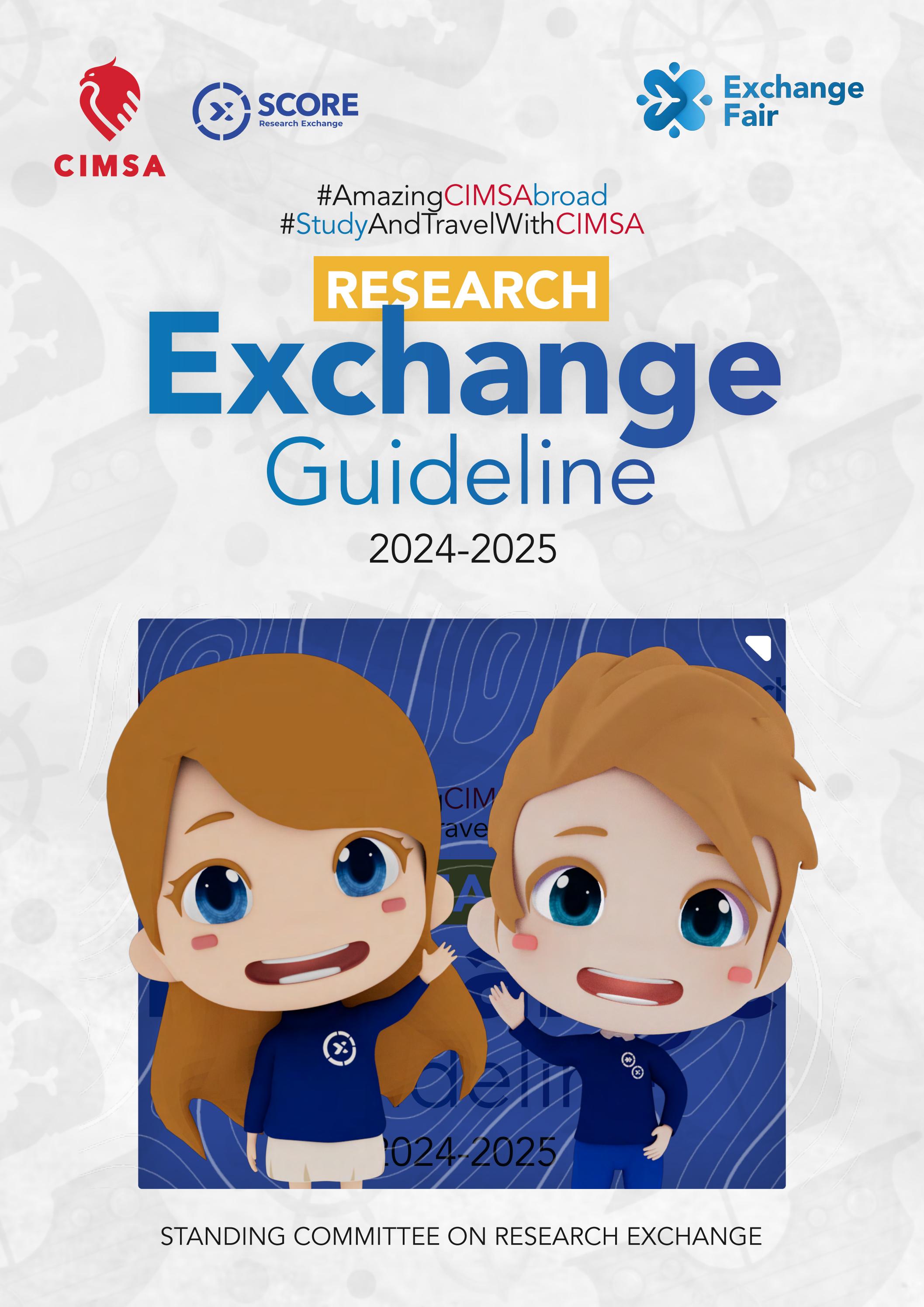 Research Exchange 2024-2025 Guideline by SCORE CIMSA Indonesia - Issuu