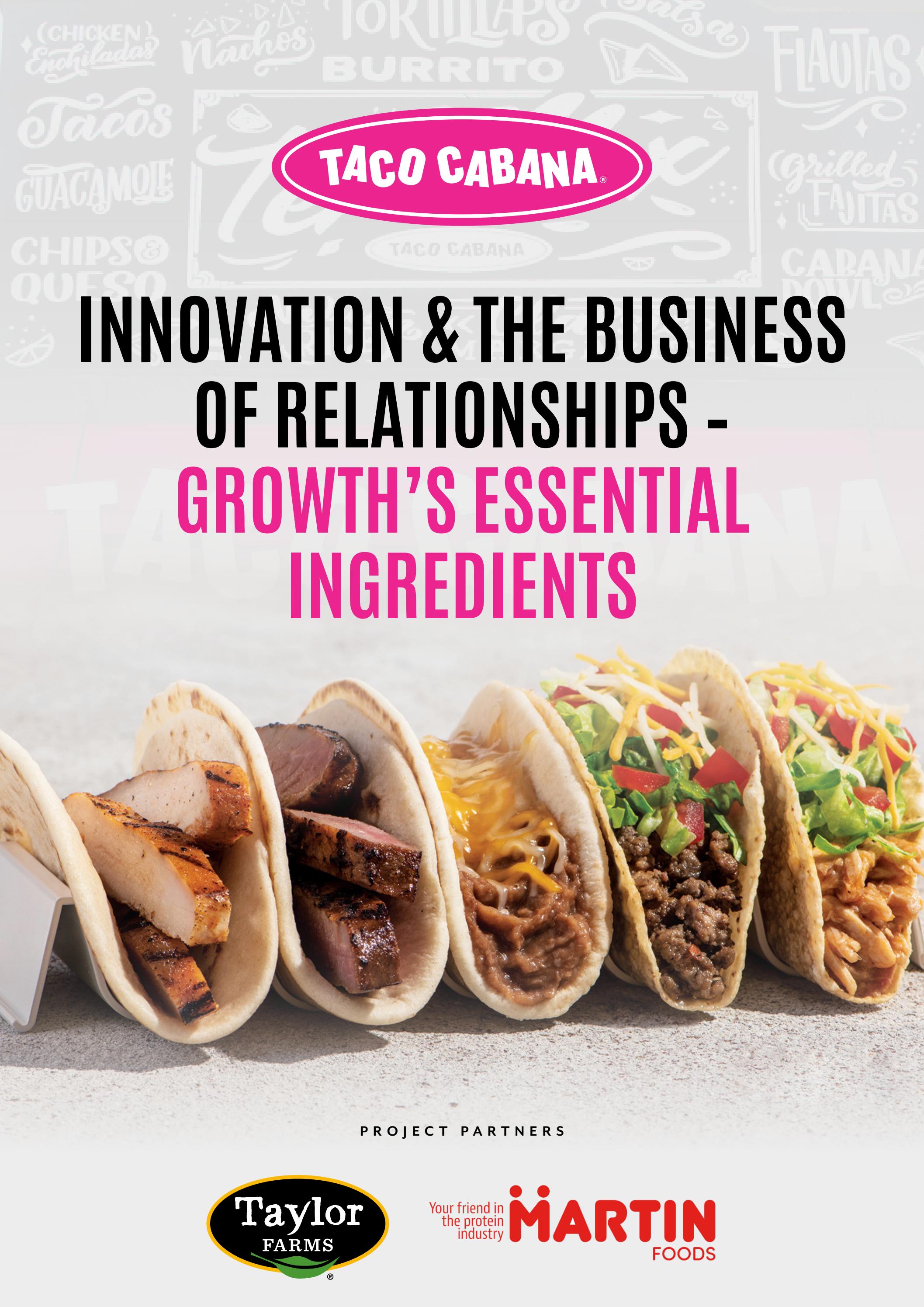 Taco Cabana - Innovation & The Business of Relationships Growth’s ...