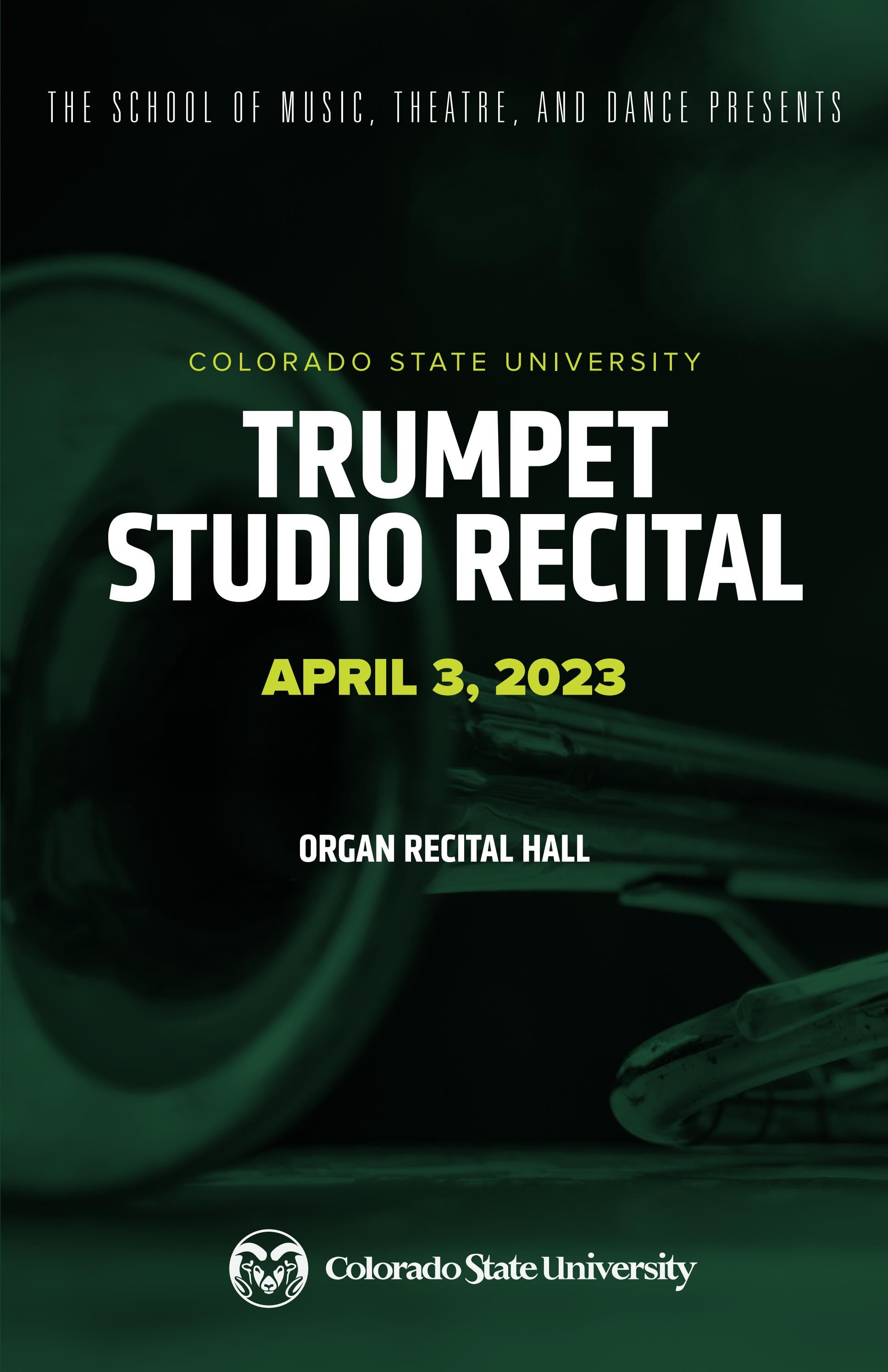 Colorado State University / Trumpet Studio Recital / 04.03.2023 by ...