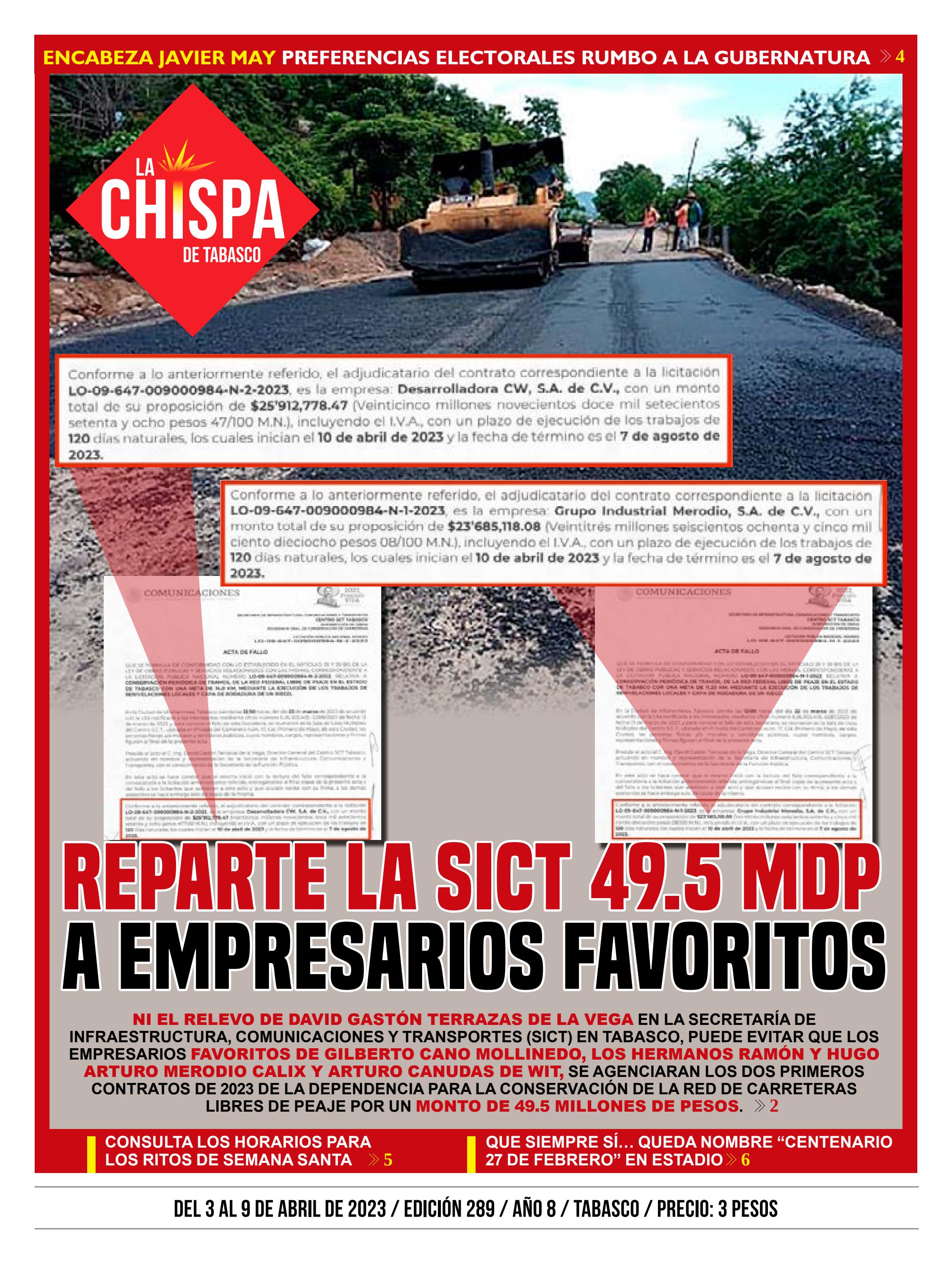 Semanario La Chispa de Tabasco, edición 289 by Revista LaChispa - Issuu