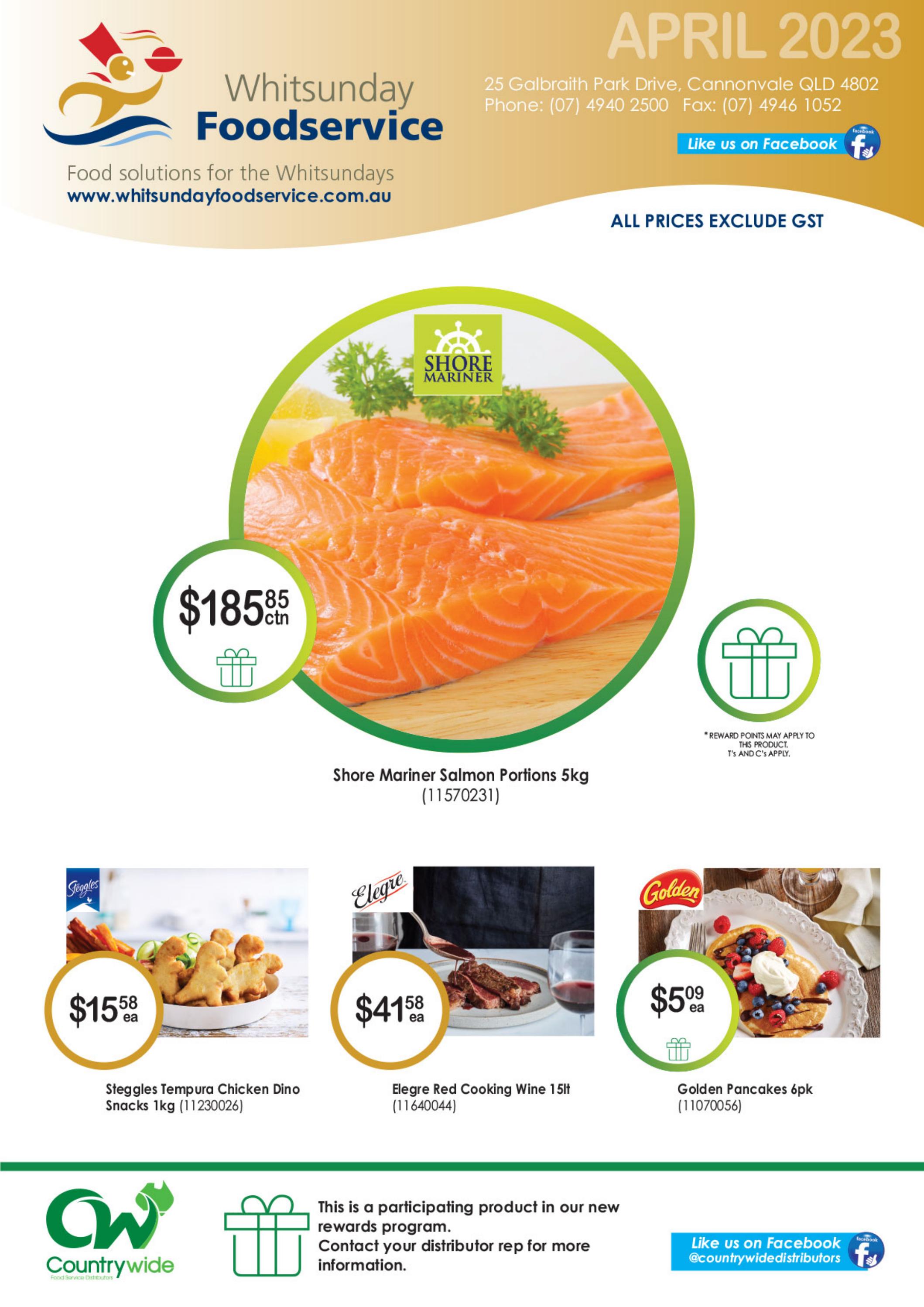 APRIL 2023 SPECIALS by WhitsundayFoodservice - Issuu