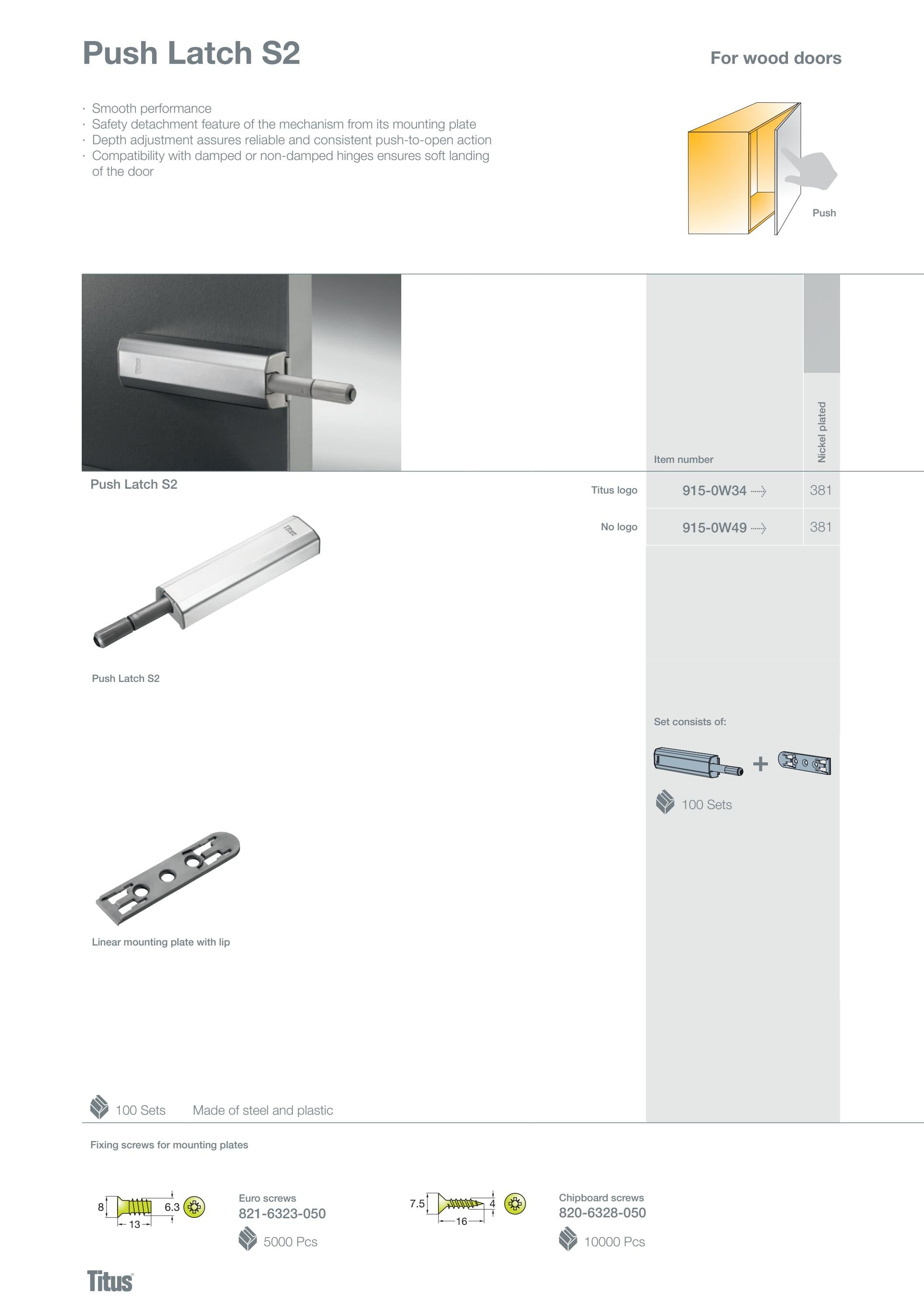 Push Latch S2 catalogue pages EN by Titus Group - Issuu