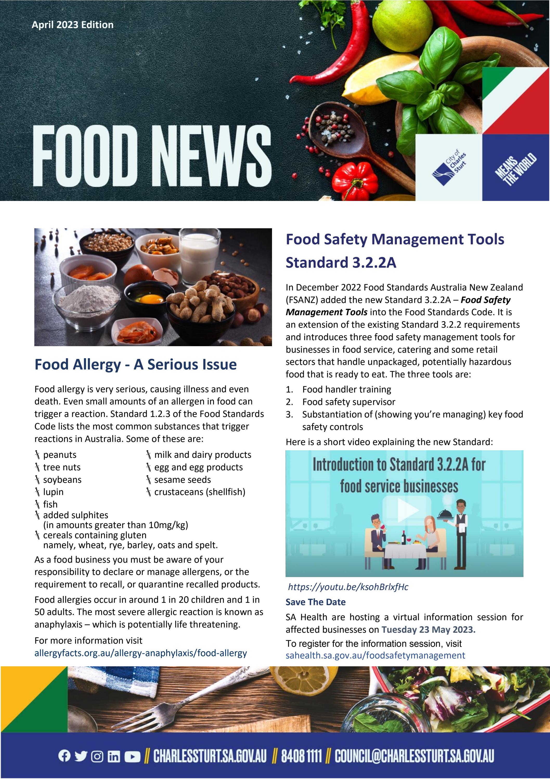 Food News April 2023 by cityofcharlessturt - Issuu